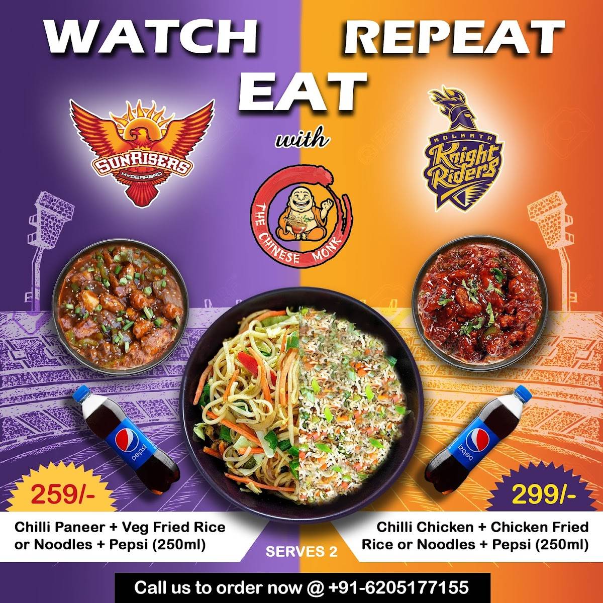 Menu at The Chinese Monk, Jamshedpur