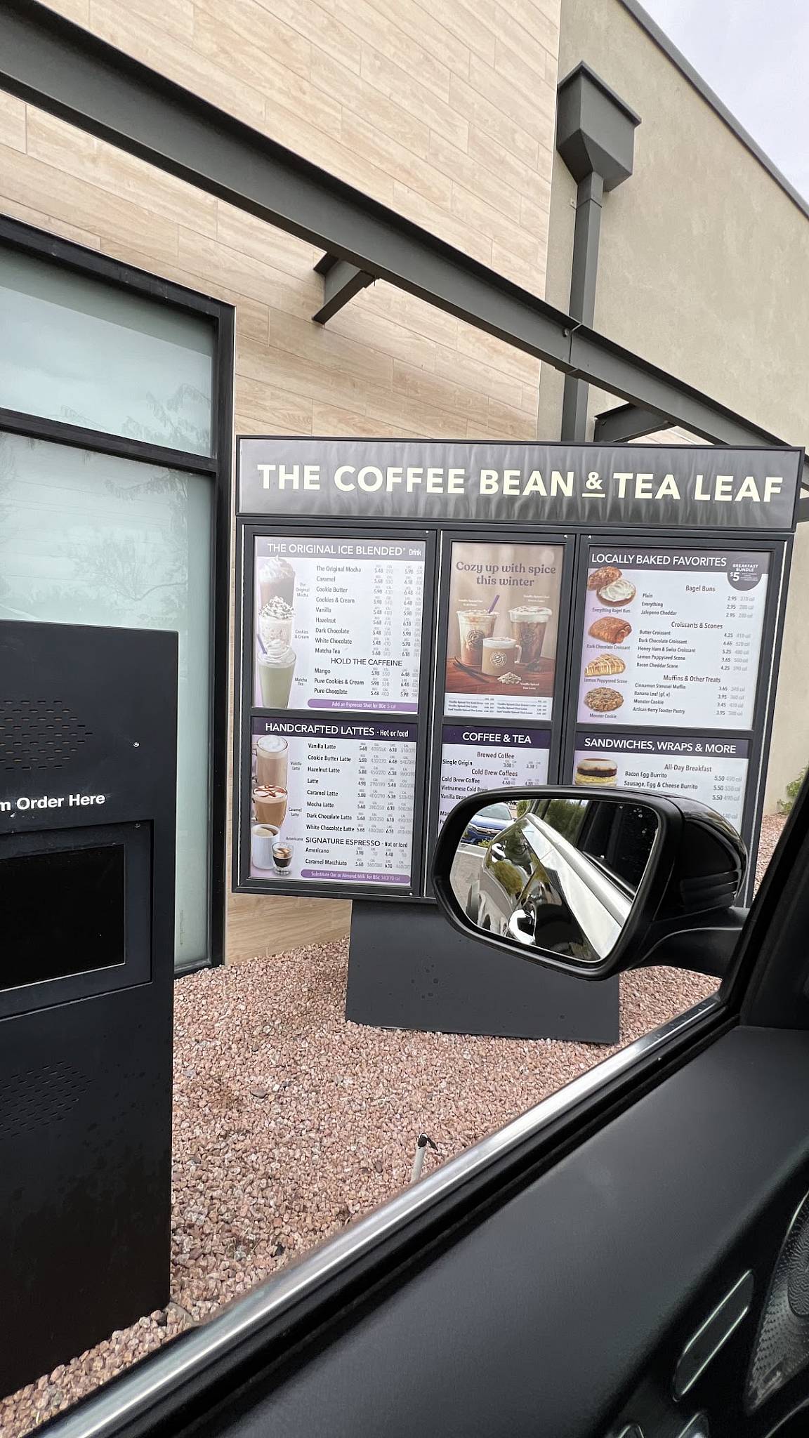 Menu at The Coffee Bean & Tea Leaf cafe, Scottsdale, N Scottsdale Rd