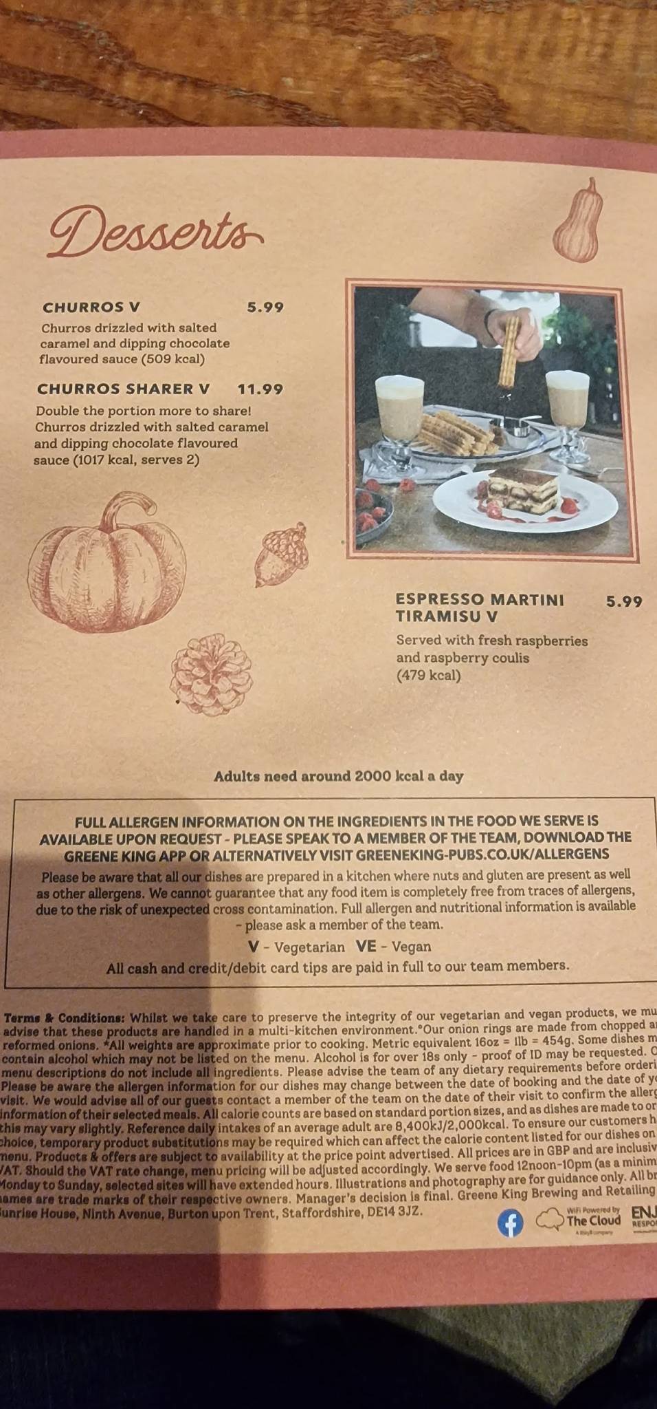 Menu at The Compass pub & bar, Dunfermline