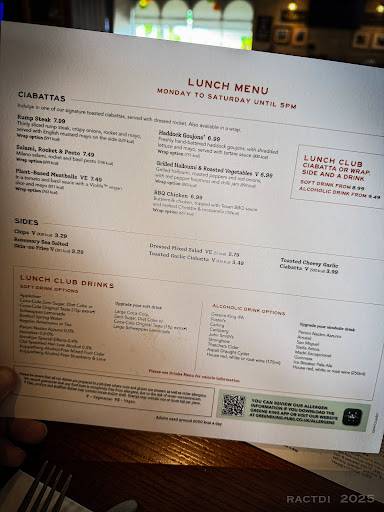 Menu at The Compass pub & bar, Dunfermline