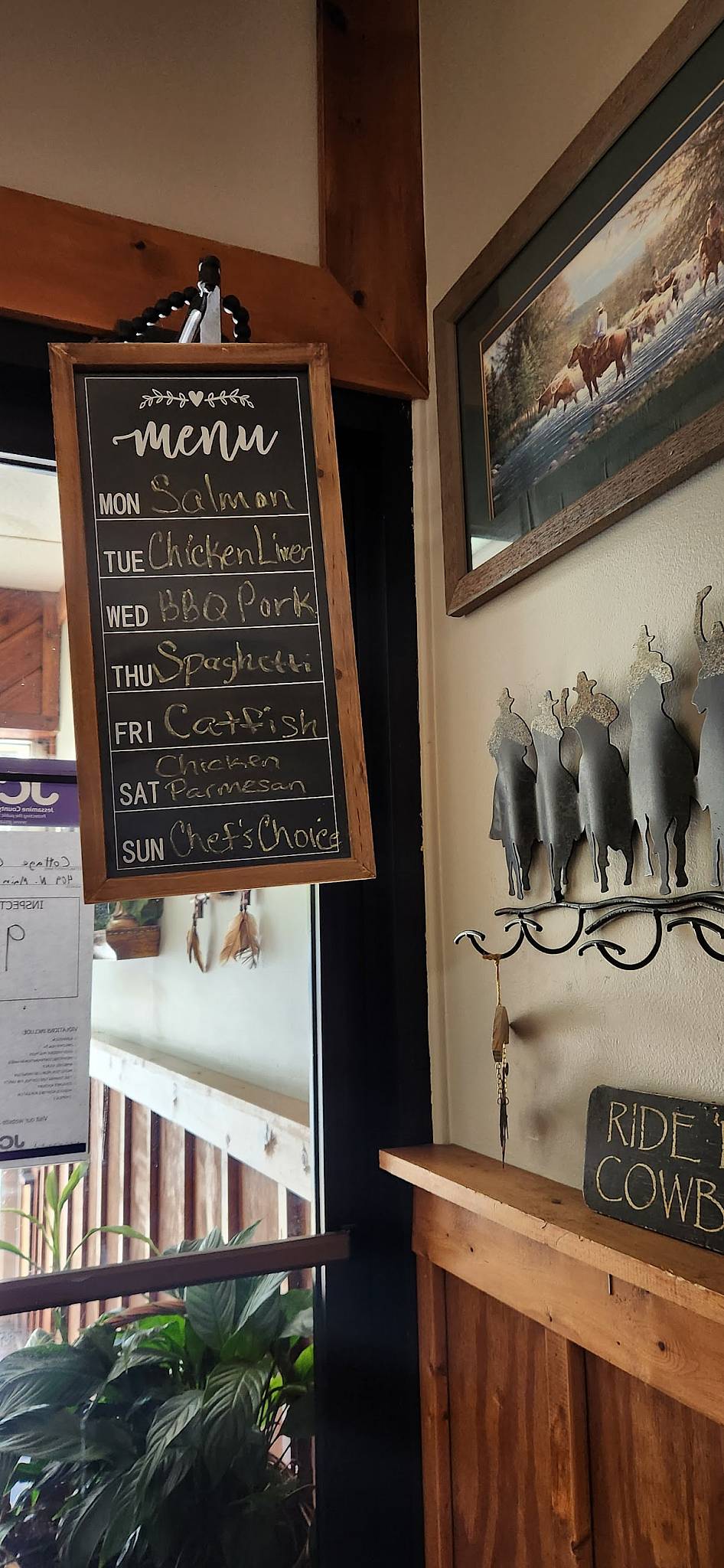 Menu at The Cottage Cafe, Nicholasville