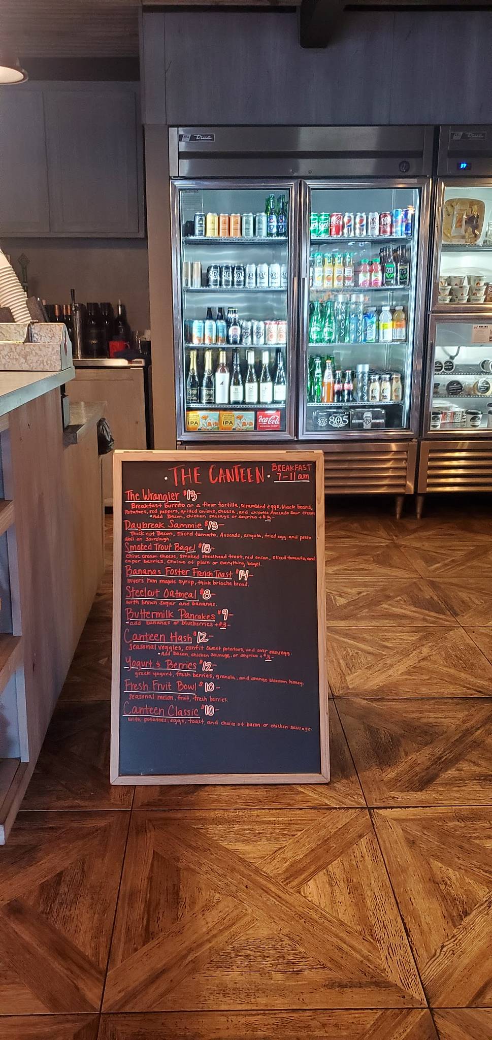 Menu at The Cow Tipper at Oceanpoint Ranch restaurant, Cambria