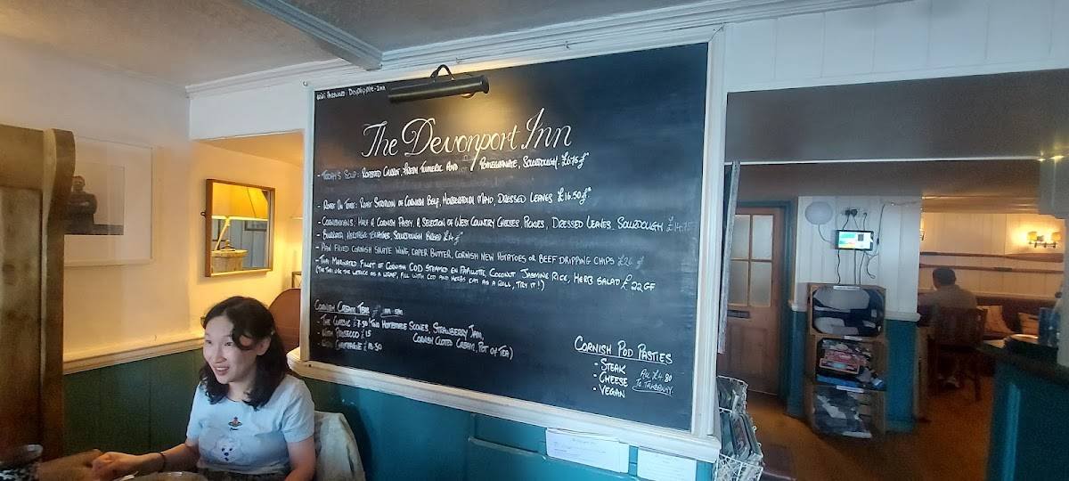 Menu at The Devonport Inn pub & bar, Kingsand