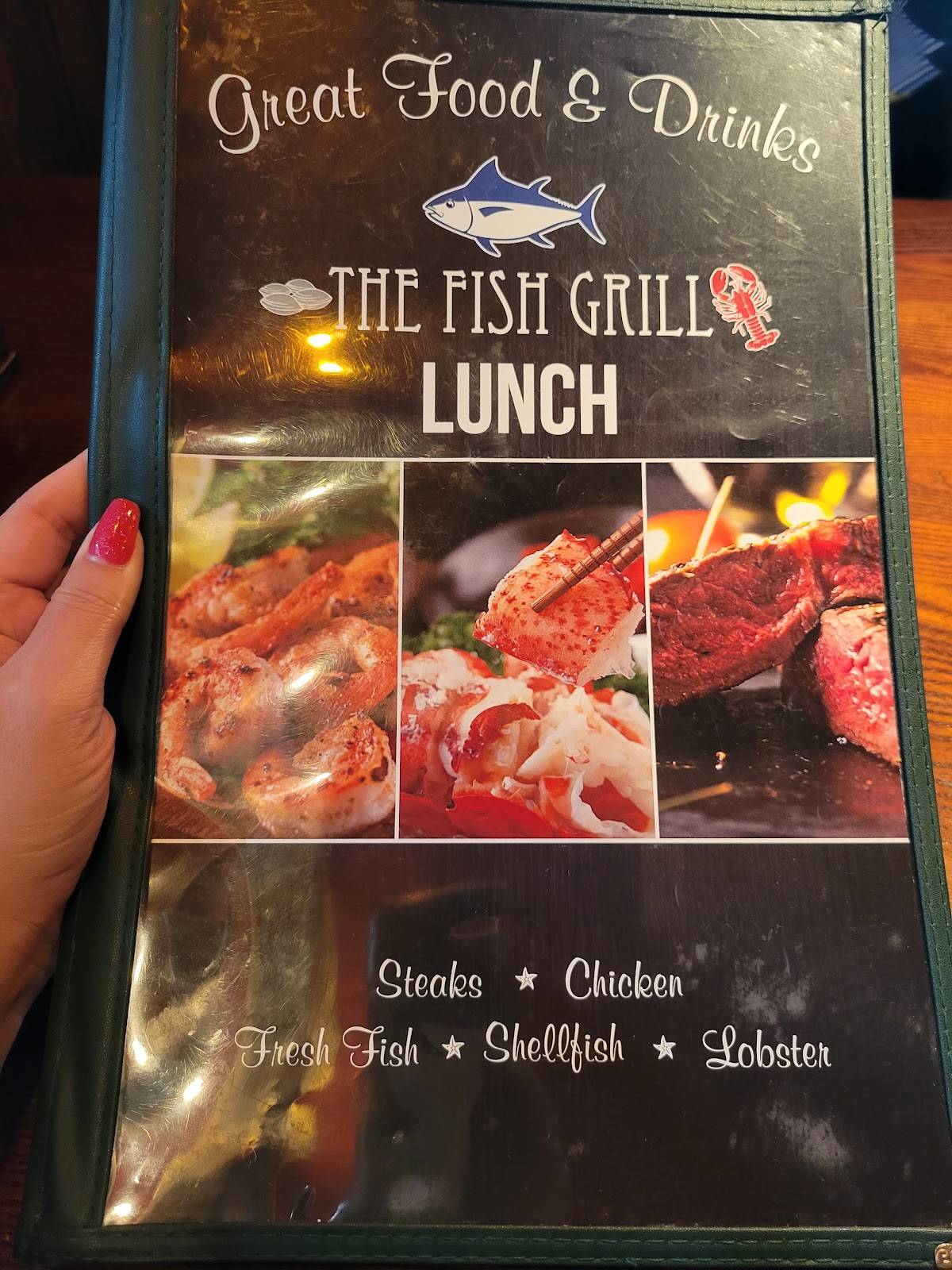 Menu at The Fish Grill restaurant, Dania Beach