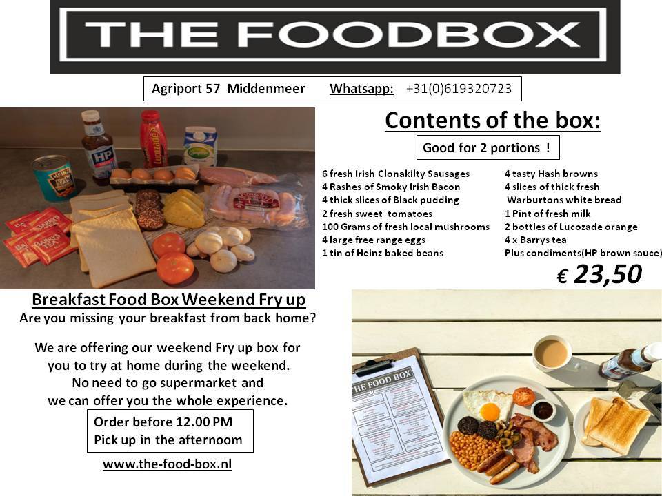Menu au The Food Box, Middenmeer