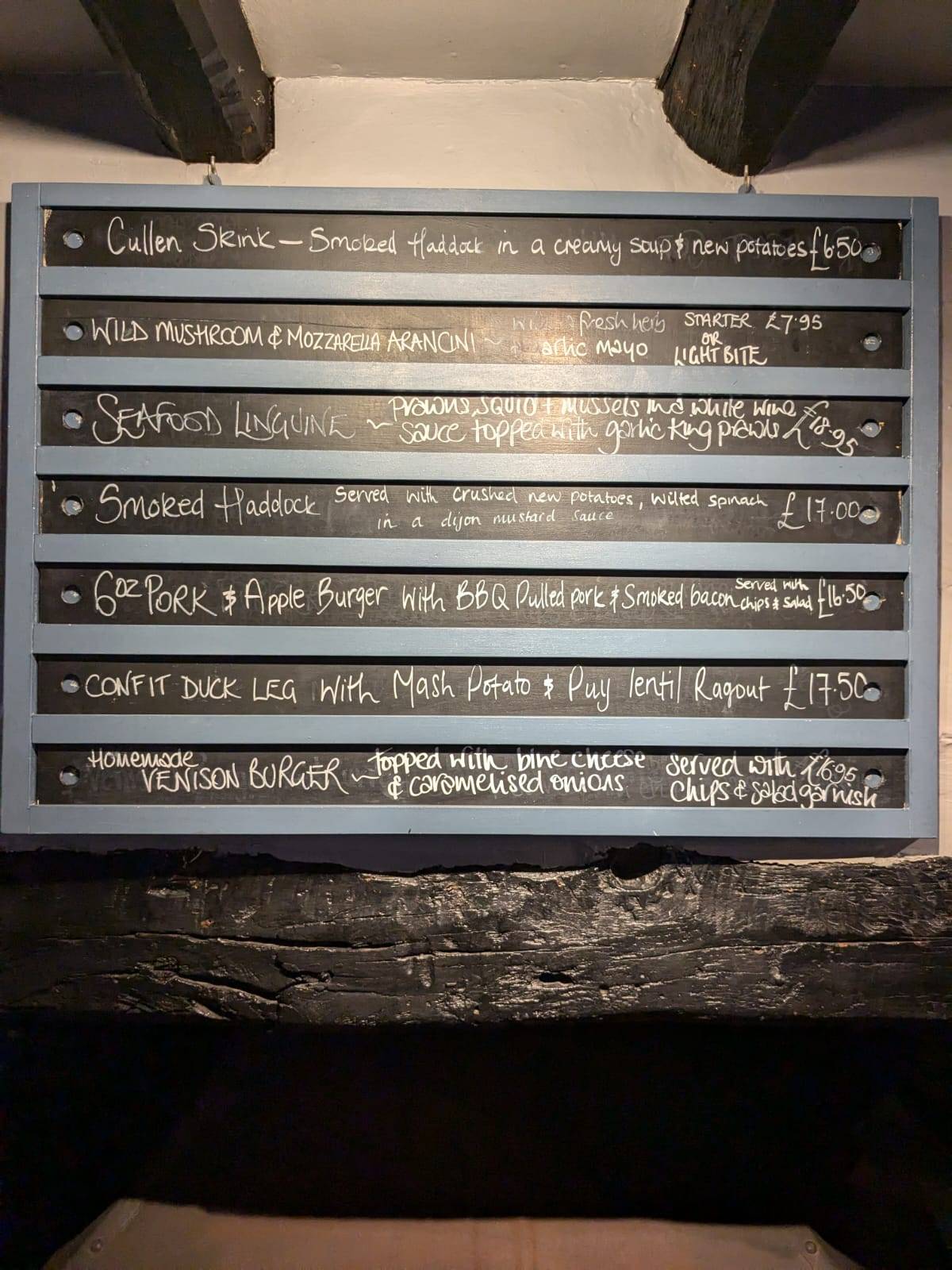 Menu at The Green Dragon pub & bar, Stoke Fleming