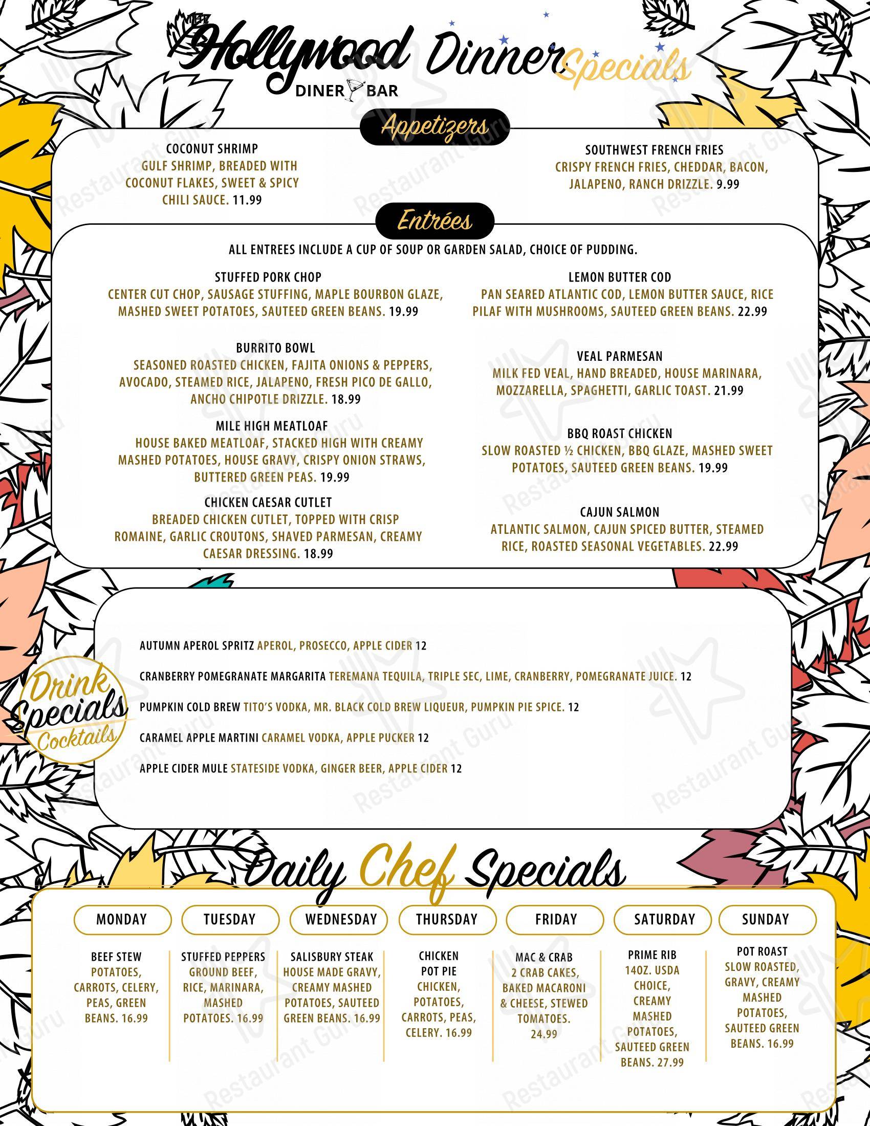 Hollywood Diner Nyc Menu : Hollywood Diner, New York City – SCLH