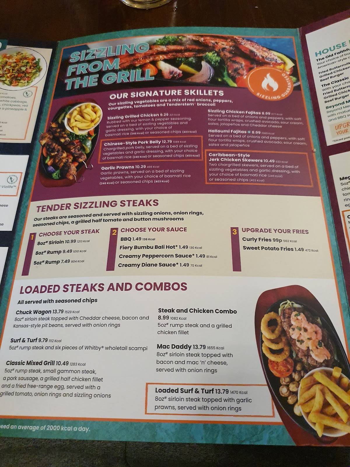 Menu at The Hunting Lodge pub & bar, Whitley Bay