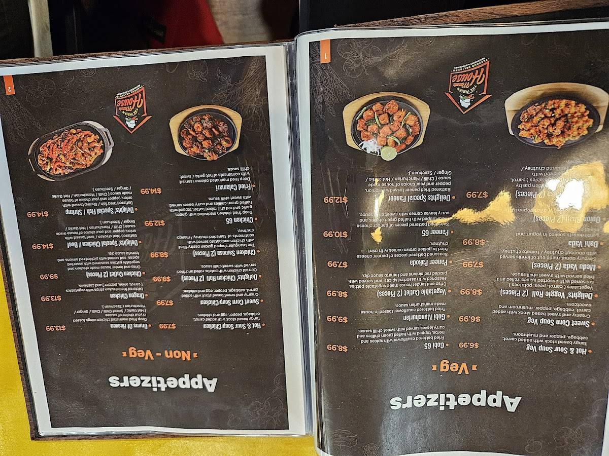 Menu at The Indian Masala House - Flavour Delights restaurant, Bridgetown