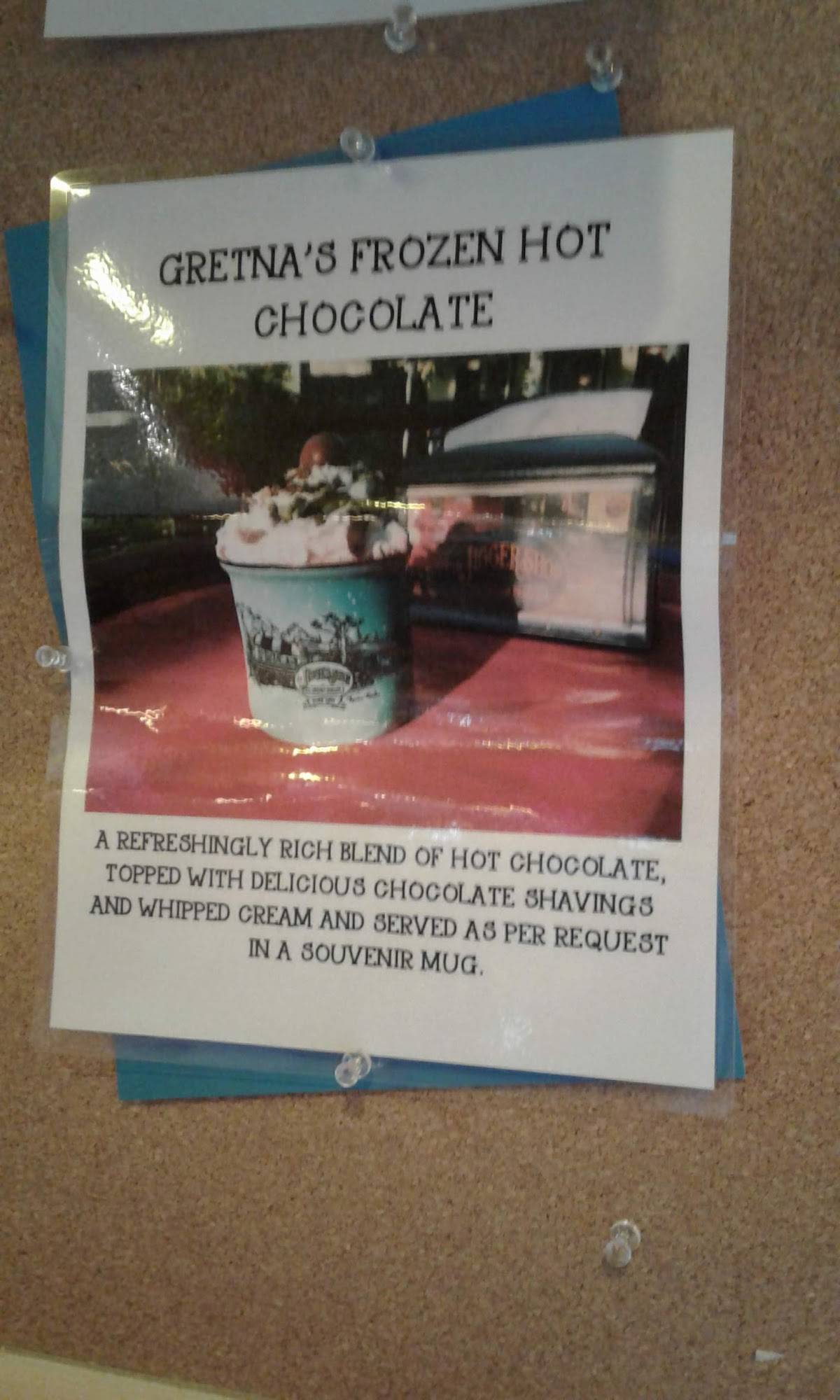 Menu at The Jigger Shop fast food, Mount Gretna