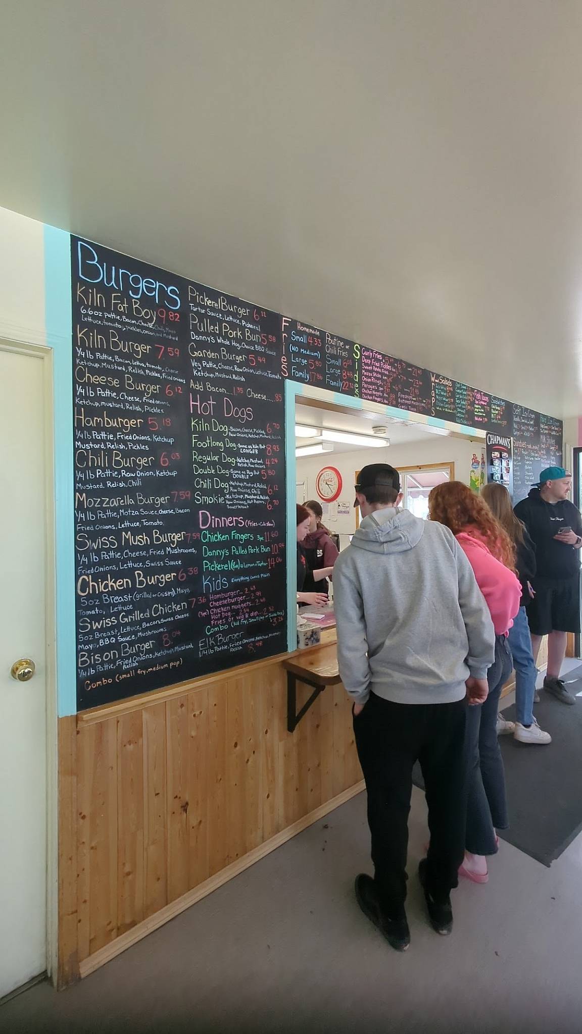 Menu at The Kiln Drive-In BBQ, Stonewall