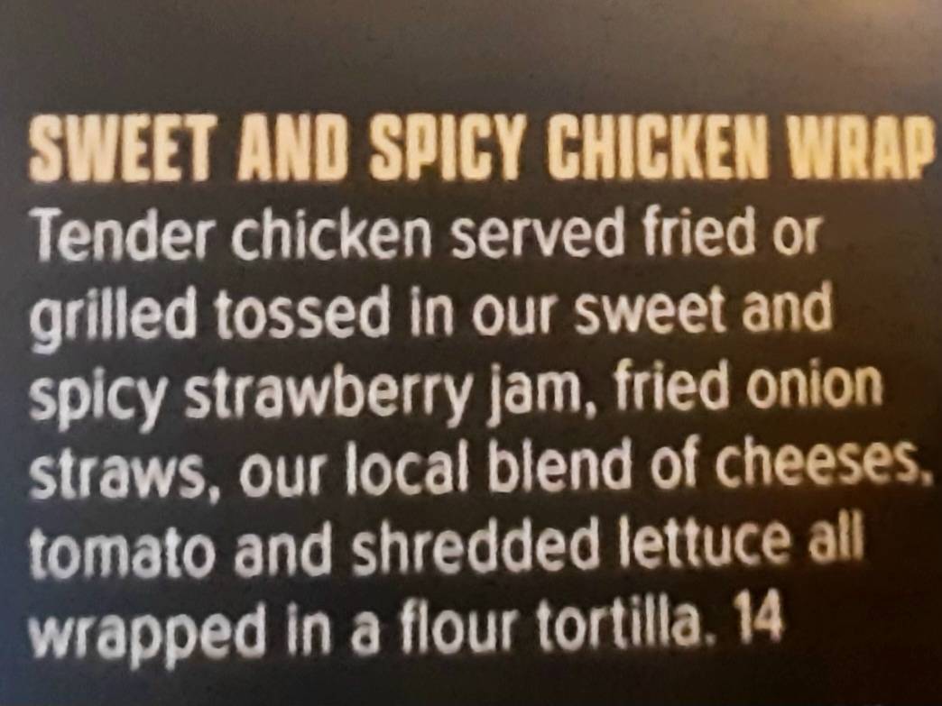 Menu at The Local House Restaurant & Bar, Arnold