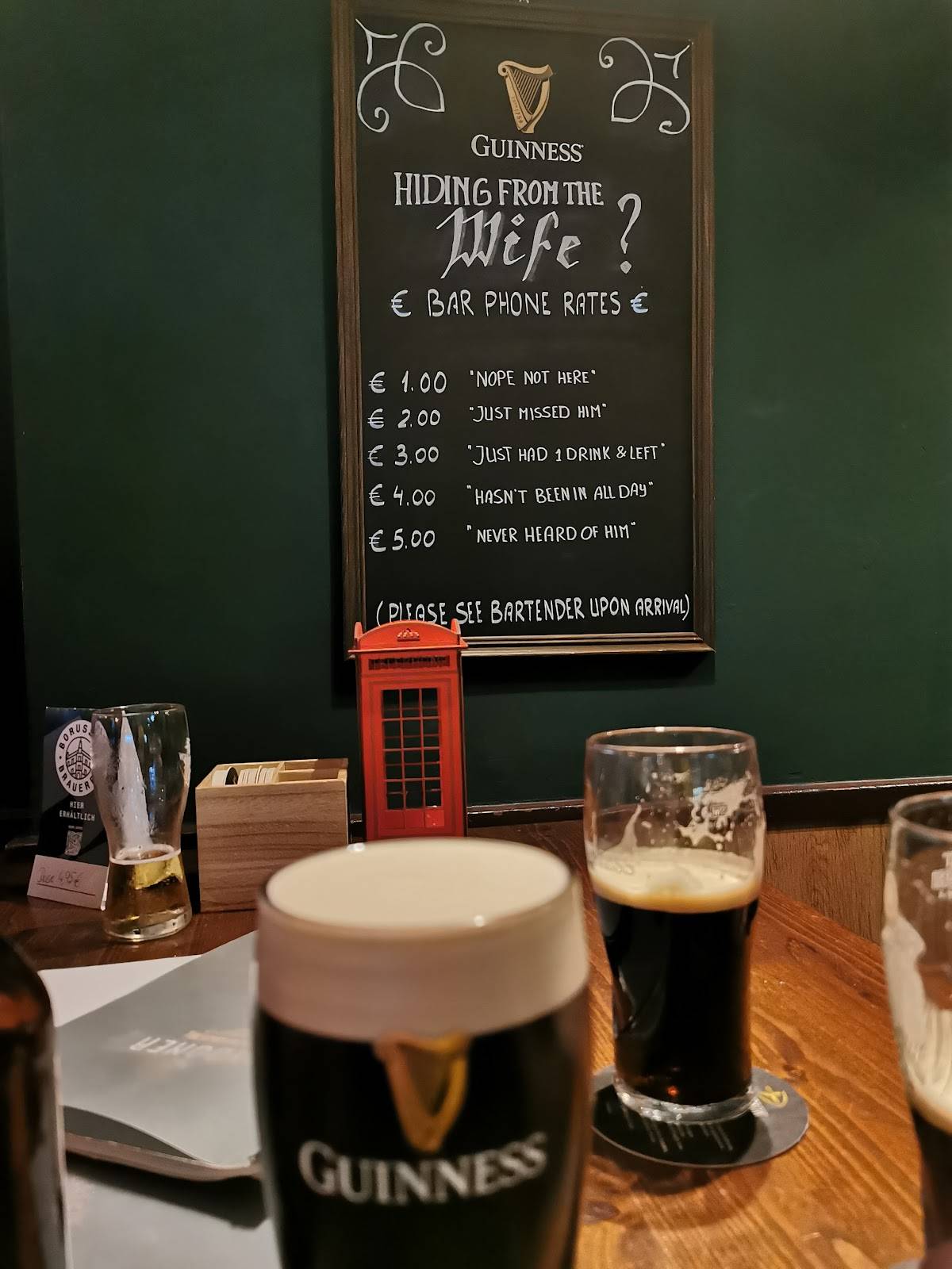 Speisekarte von The Londoner pub & Bar, Dortmund