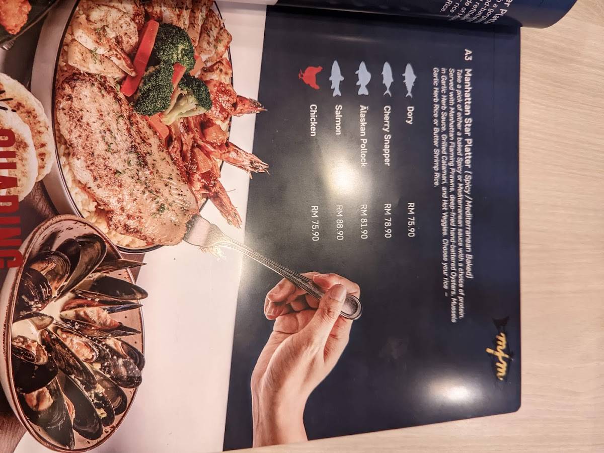 Menu at The Manhattan Fish Market @ Setia City Mall restaurant, Shah ...