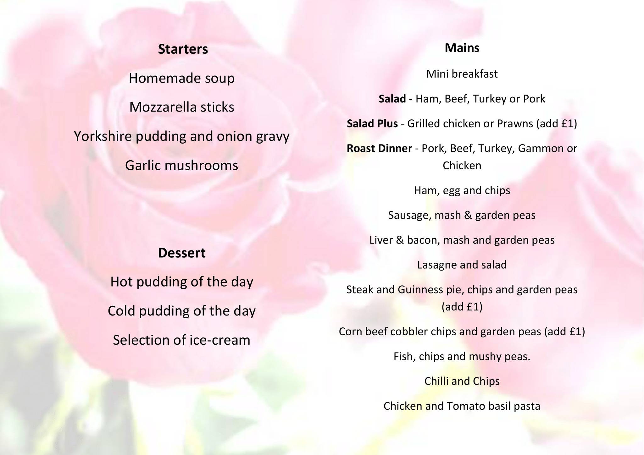 Menu at The Oddfellows Arms pub & bar, Bradford, 696 Harrogate Rd