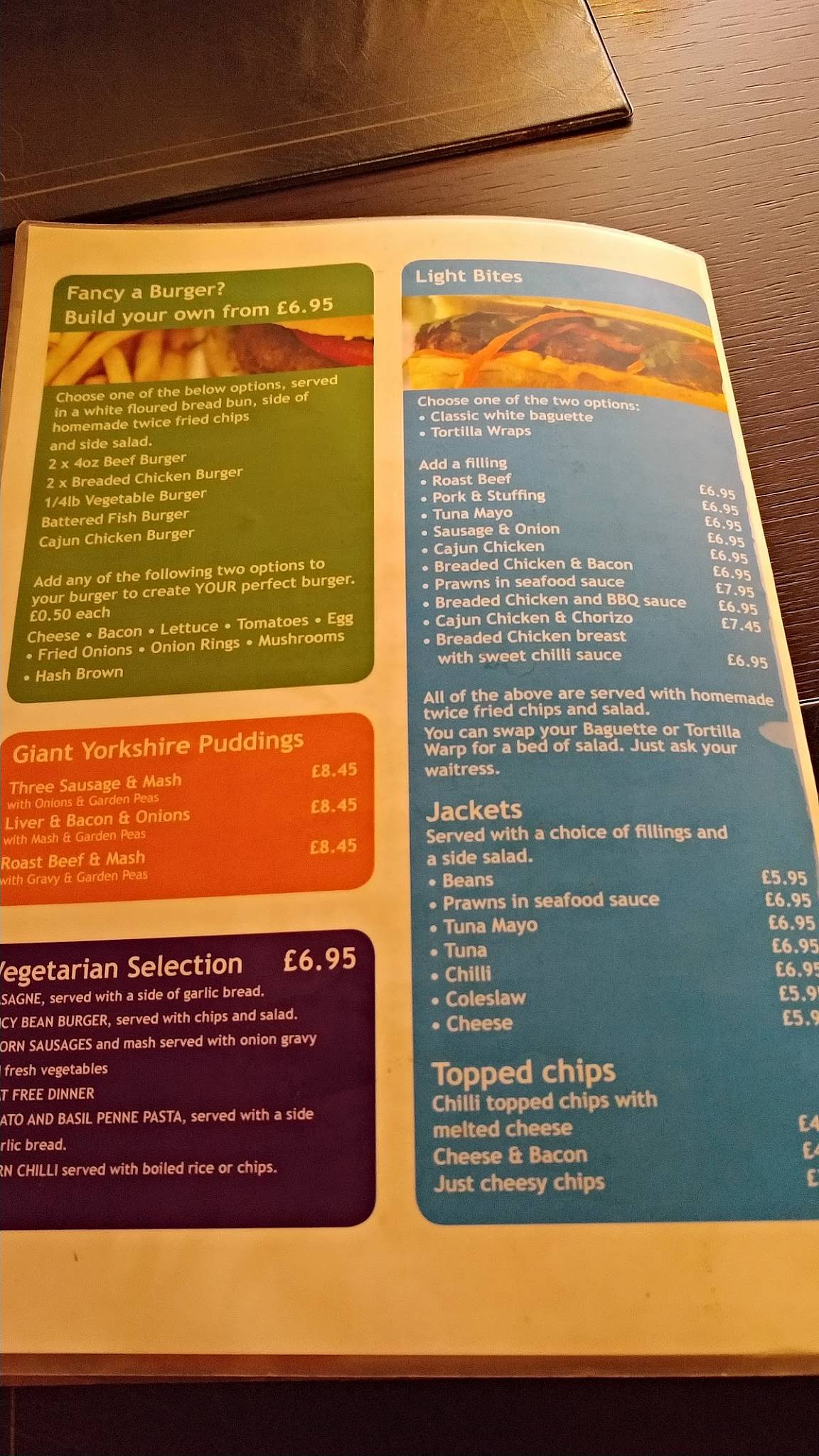 Menu at The Oddfellows Arms pub & bar, Bradford, 696 Harrogate Rd