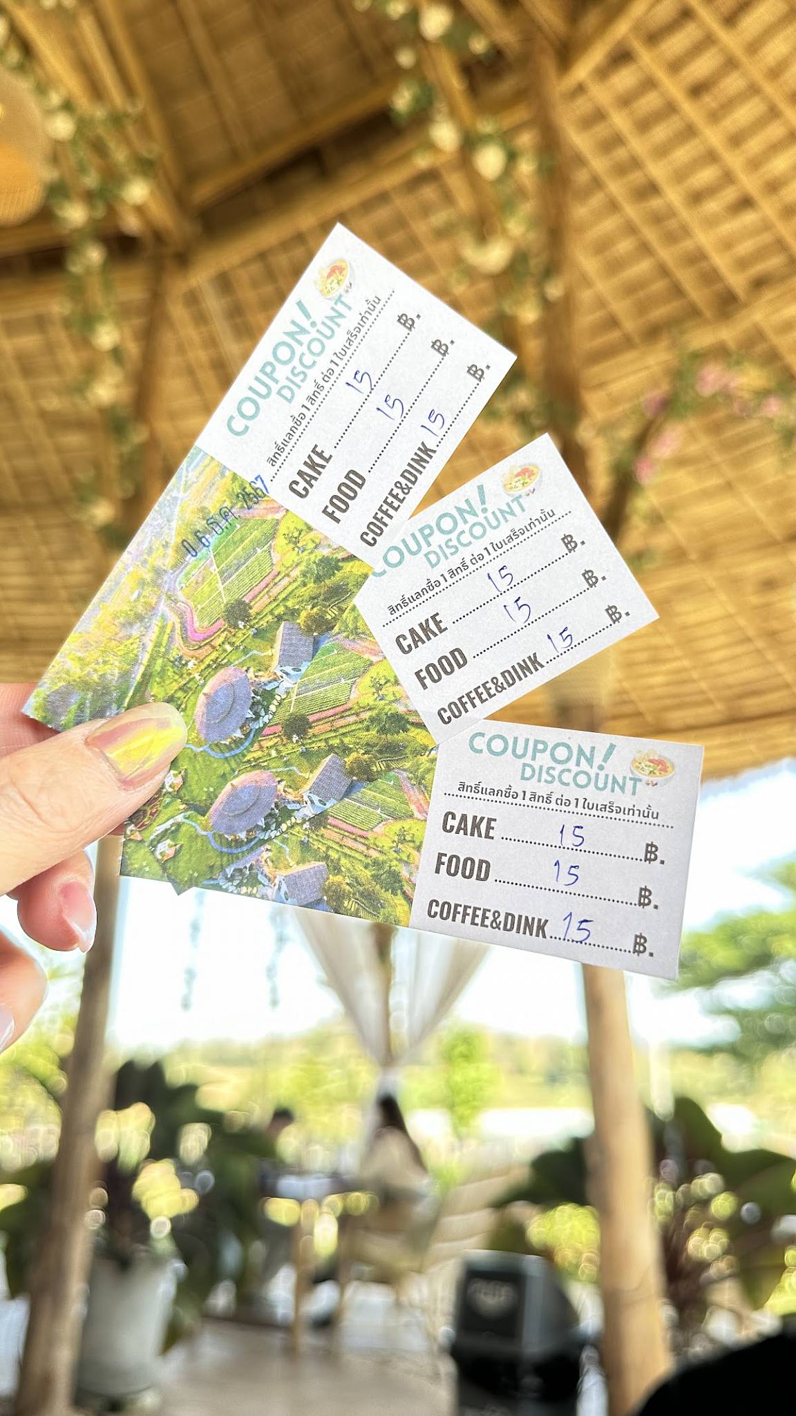 Menu at The Peak Flower Land, Pak Chong