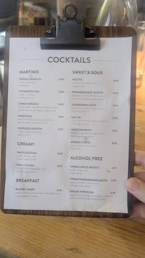 Menu at The Priory pub & bar, Loughborough