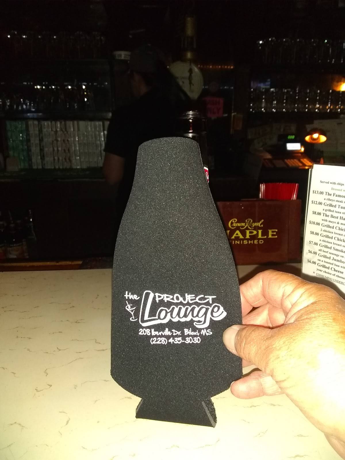 Menu at The Project Lounge pub & bar, Biloxi