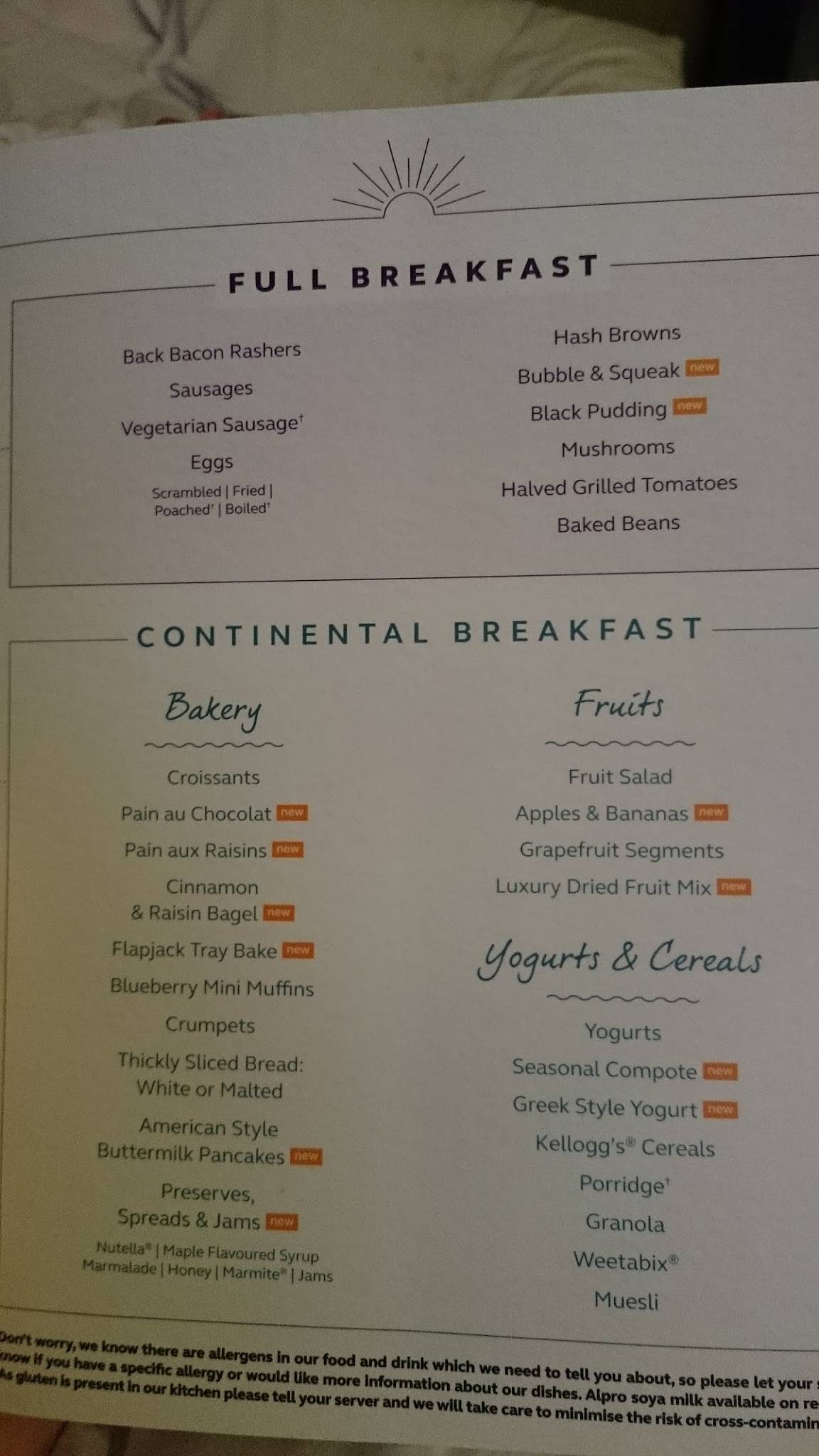 Menu at The Quays pub & bar, Basildon, Festival Leisure Park