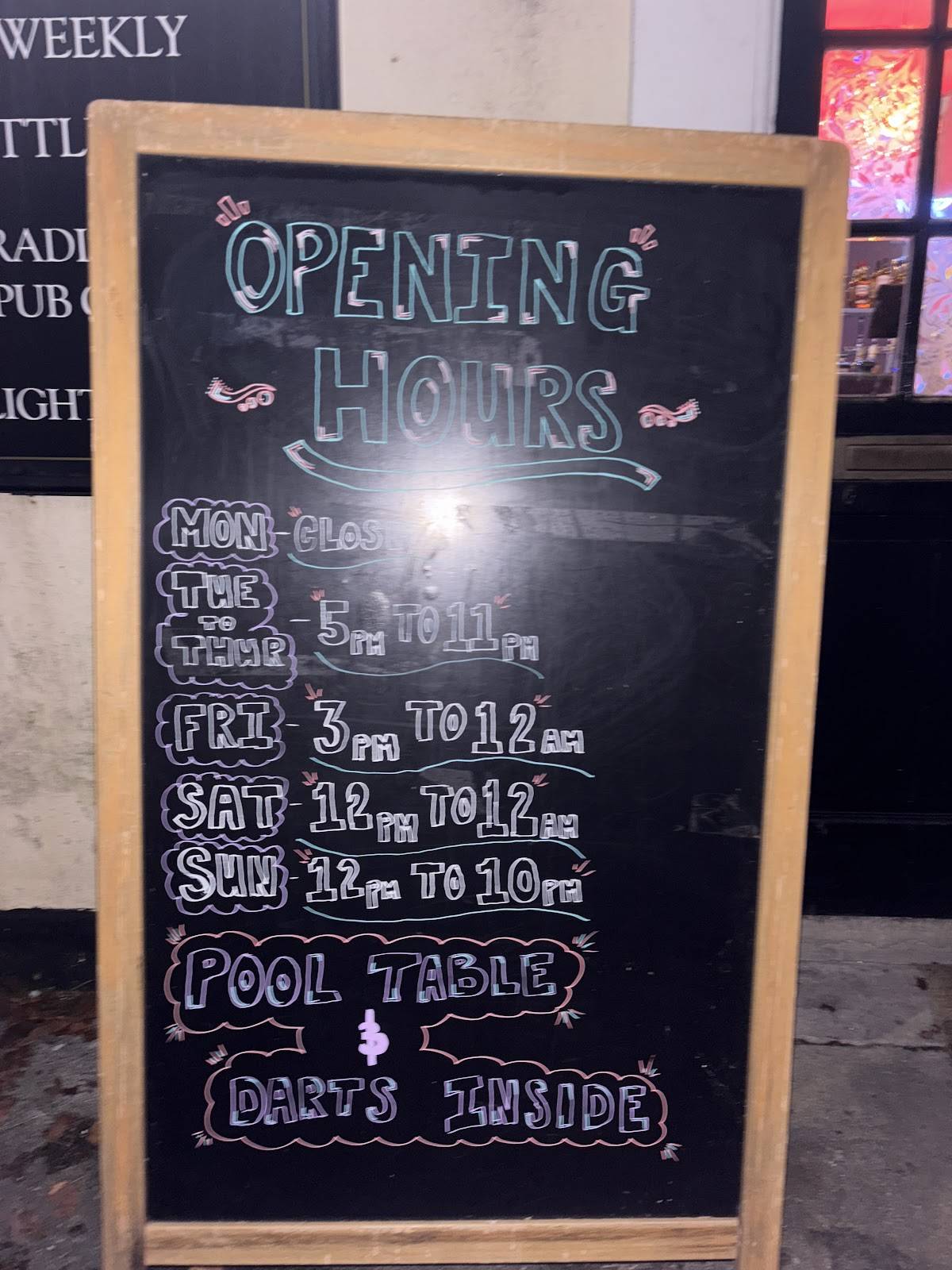 Menu at The Railway Hotel pub & bar, Radstock