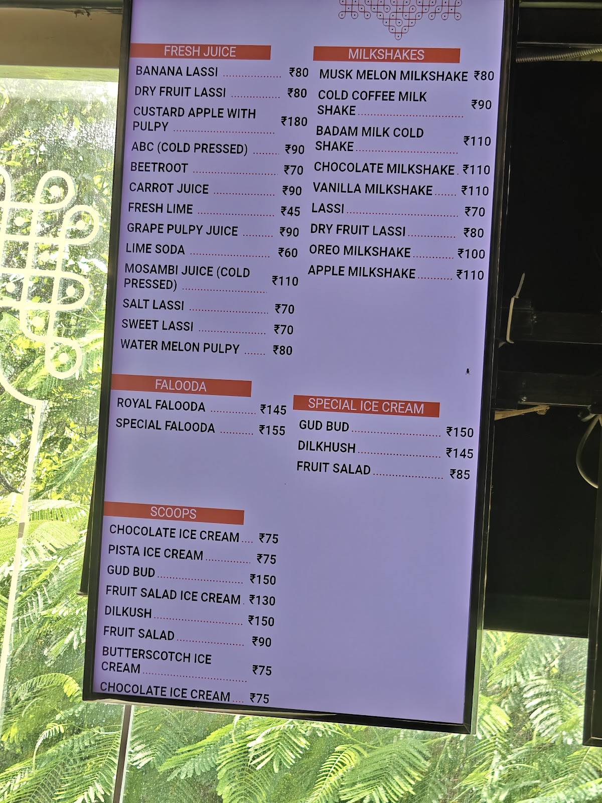 Menu at The Rameshwaram Cafe @ Rajajinagar, Bengaluru