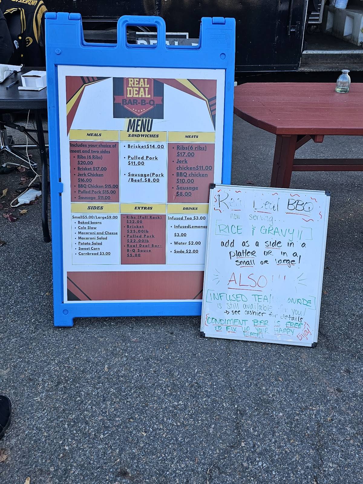 Menu at The Real Deal BBQ, Glen Gardner, NJ-31