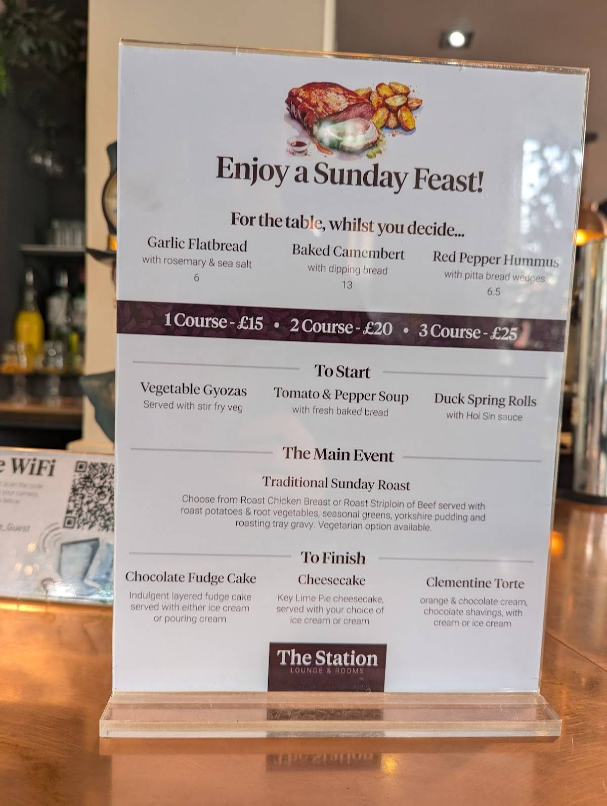 Menu at The Station Bar & Grill Clitheroe, Clitheroe
