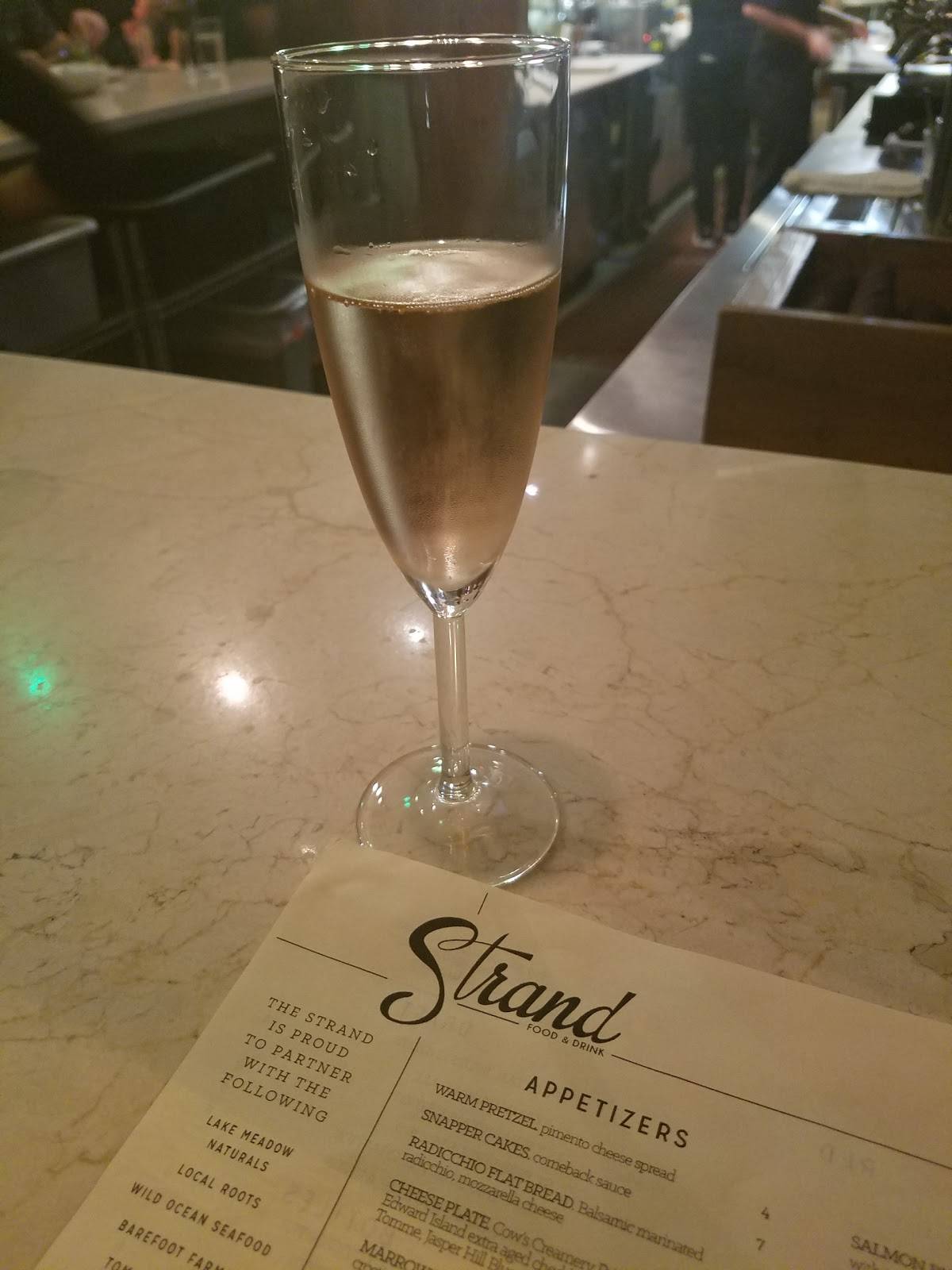 Menu at The Strand restaurant, Orlando