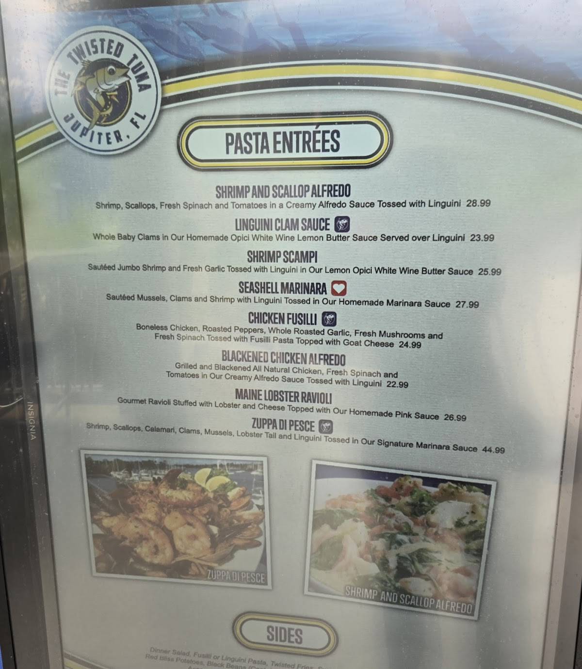 Menu at The Twisted Tuna - Jupiter FL restaurant, Jupiter