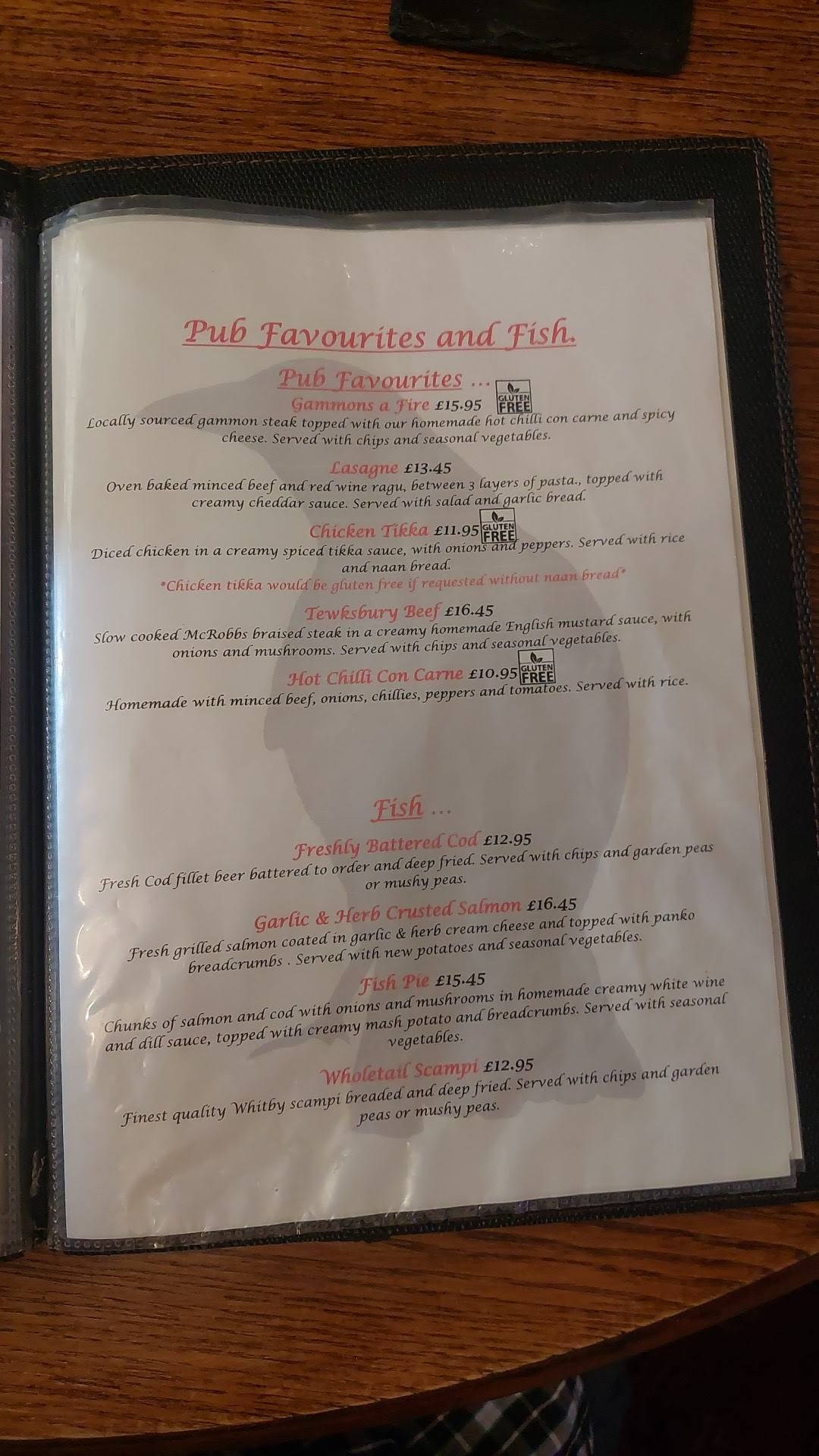 Menu at The White Crow pub & bar, Wigan, Chorley Rd