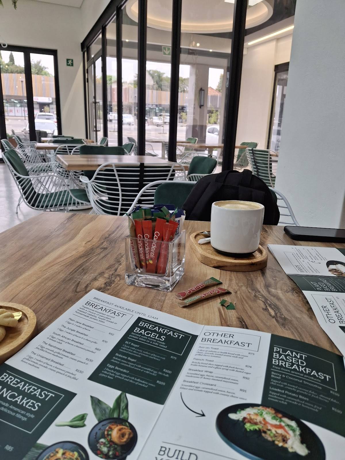 Menu at The Wild Café cafe, Pretoria