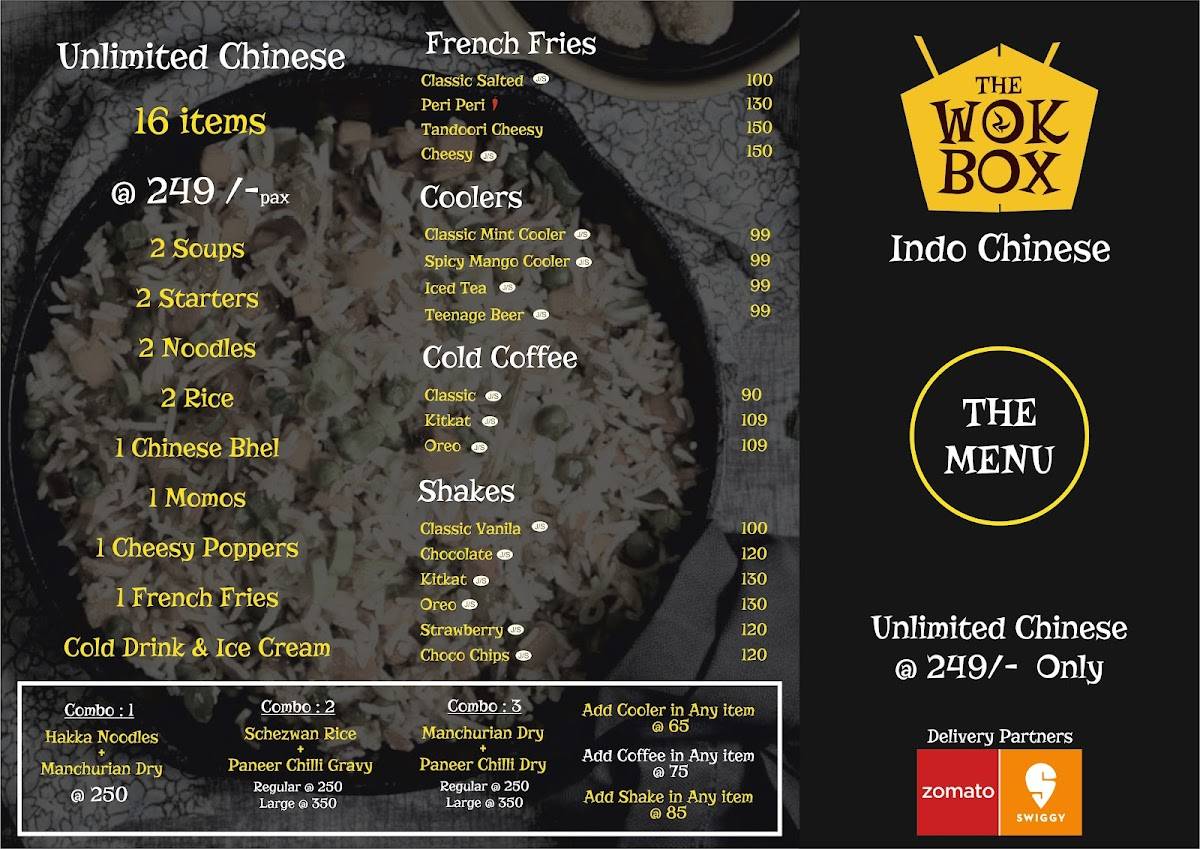 Menu at The Wok Box, Vadodara, TF 05