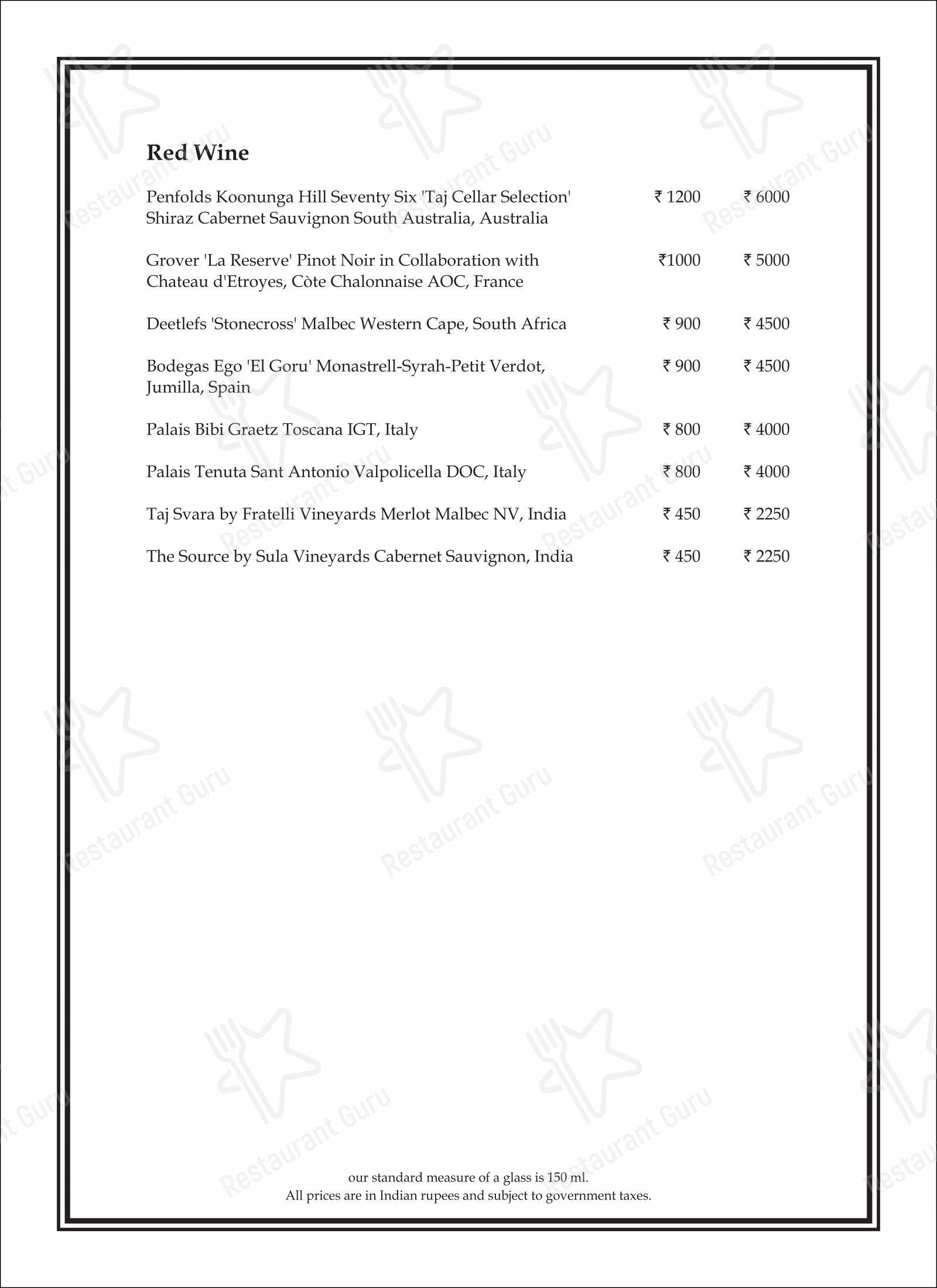 Zodiac grill taj mumbai menu 60 photos - Astrologytoyou.com