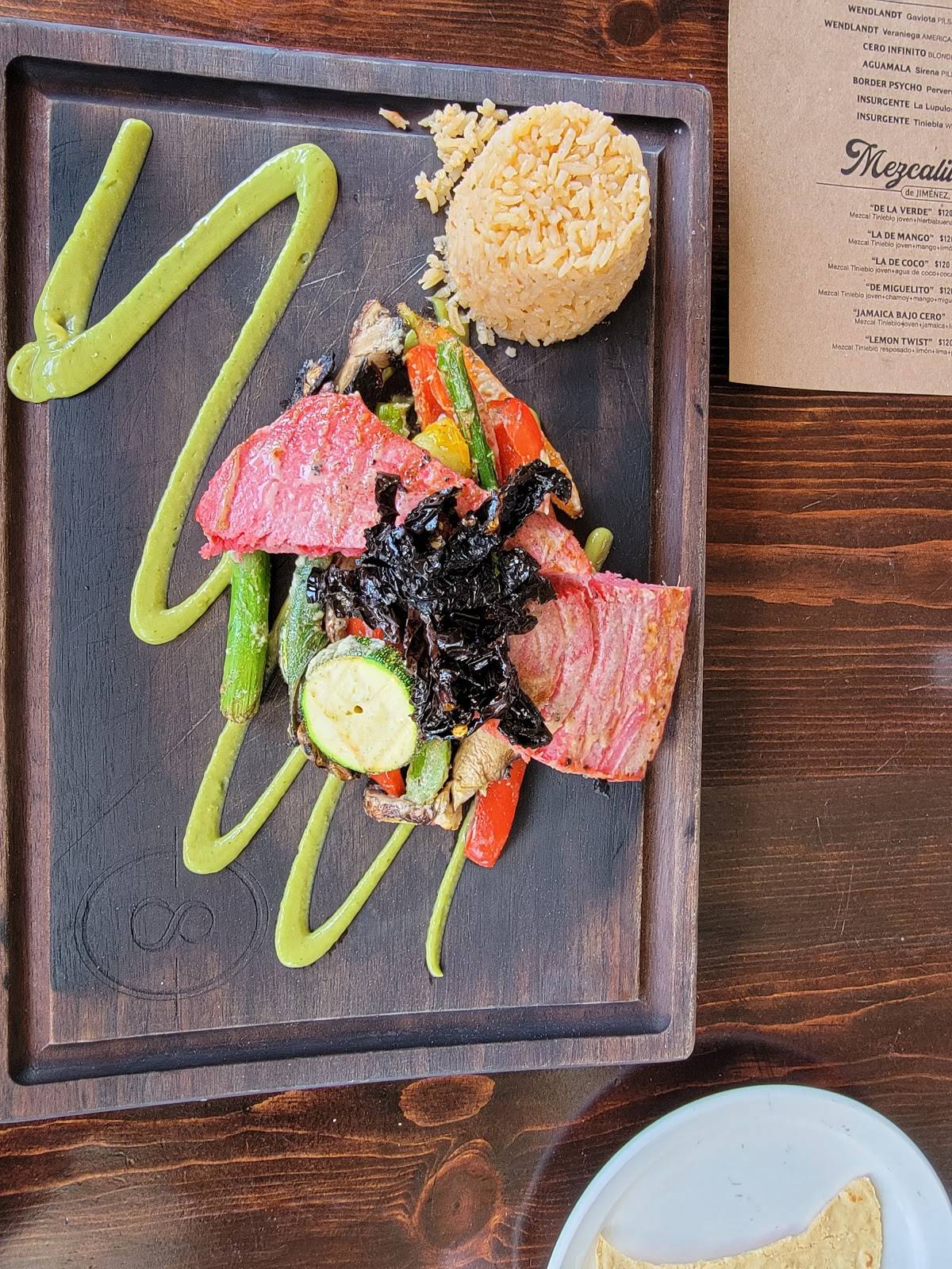 Menu at BODEGA 8 steakhouse, Tijuana, Blvd. Agua Caliente 10387