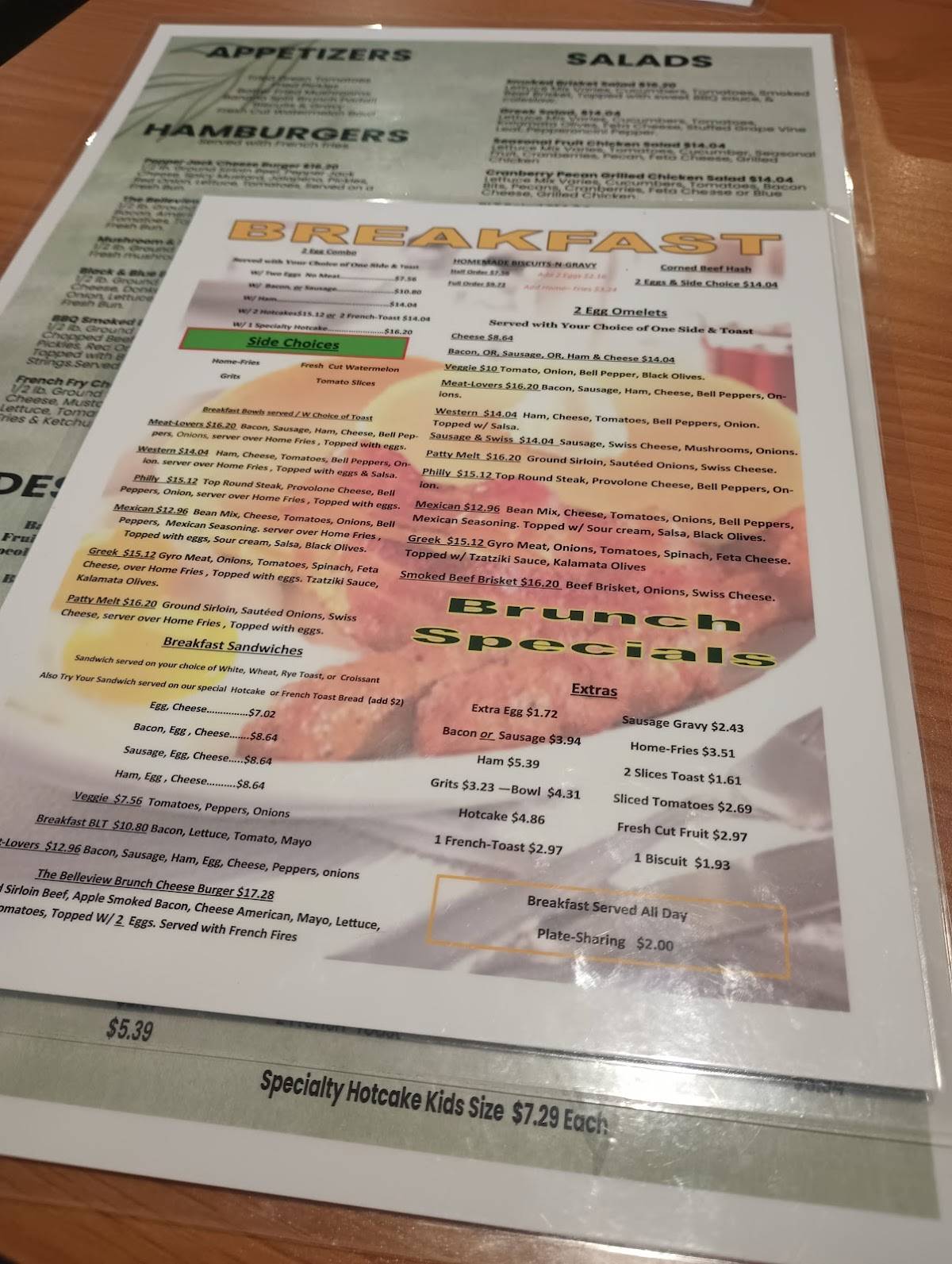 Menu at Todd and Shelly's Farm Fresh Restaurant, Ocala