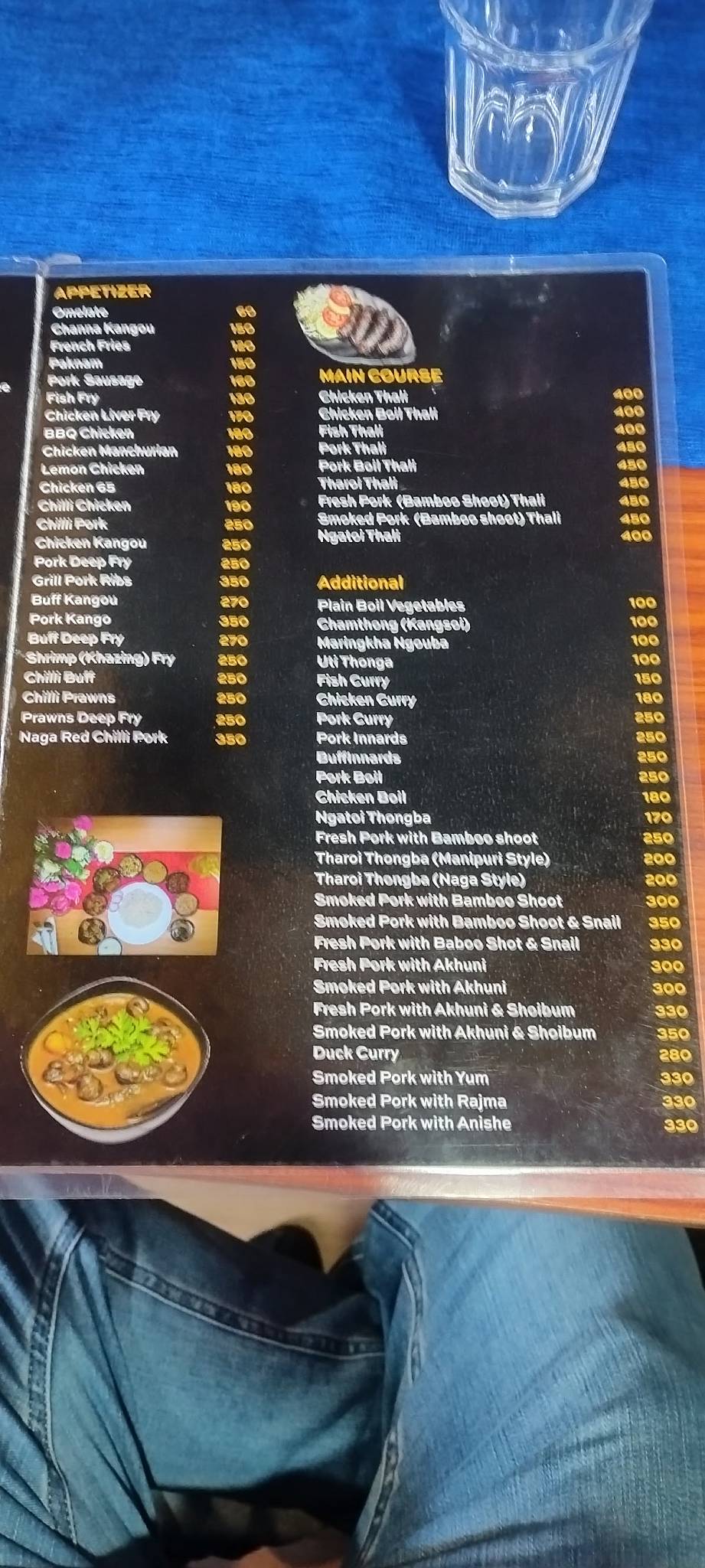 Menu at Tomba Kitchen (Manipuri Cuisine), Bengaluru