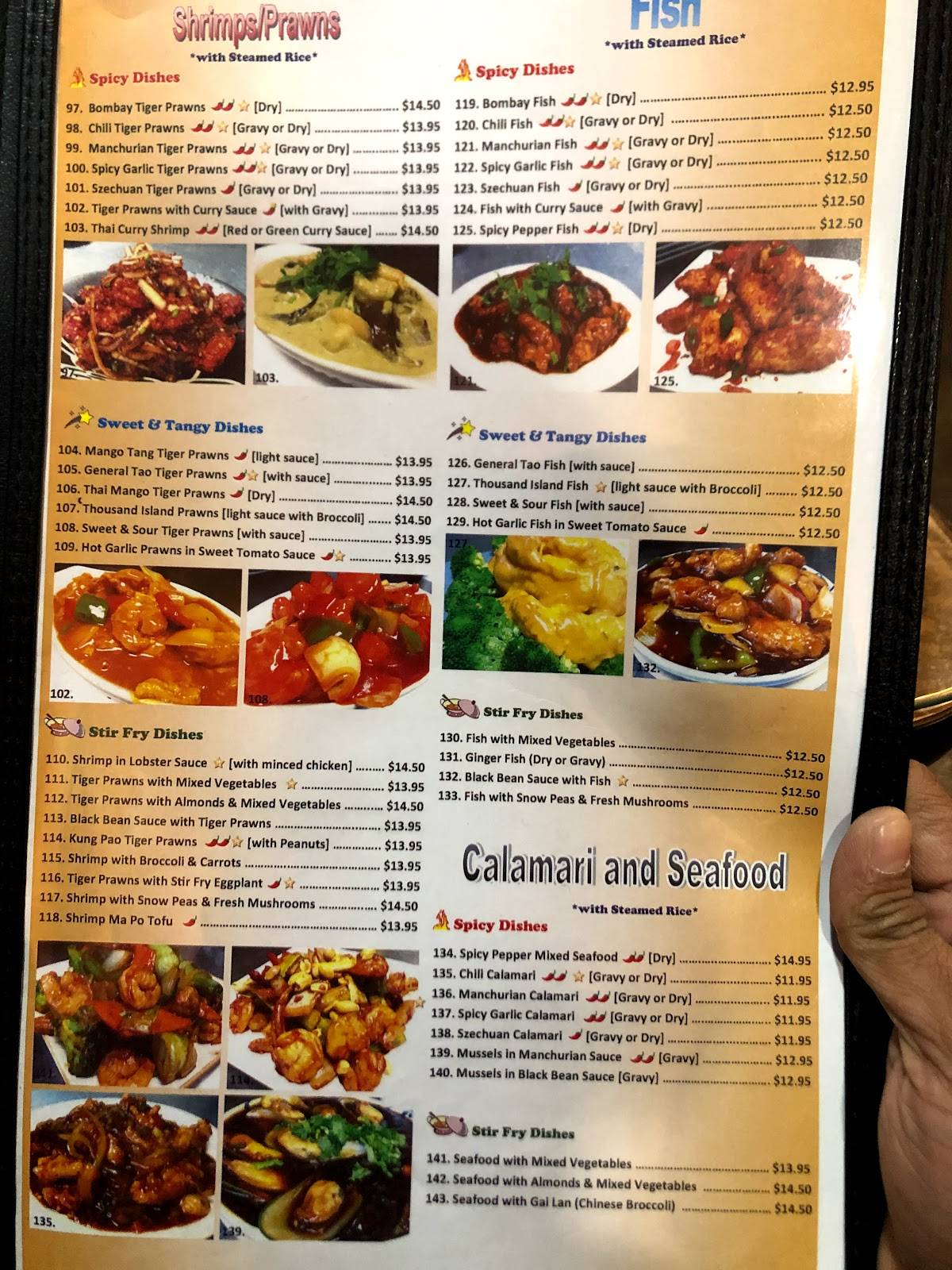 Menu at Hakka No. 1 Cuisine restaurant, Toronto, Keele St