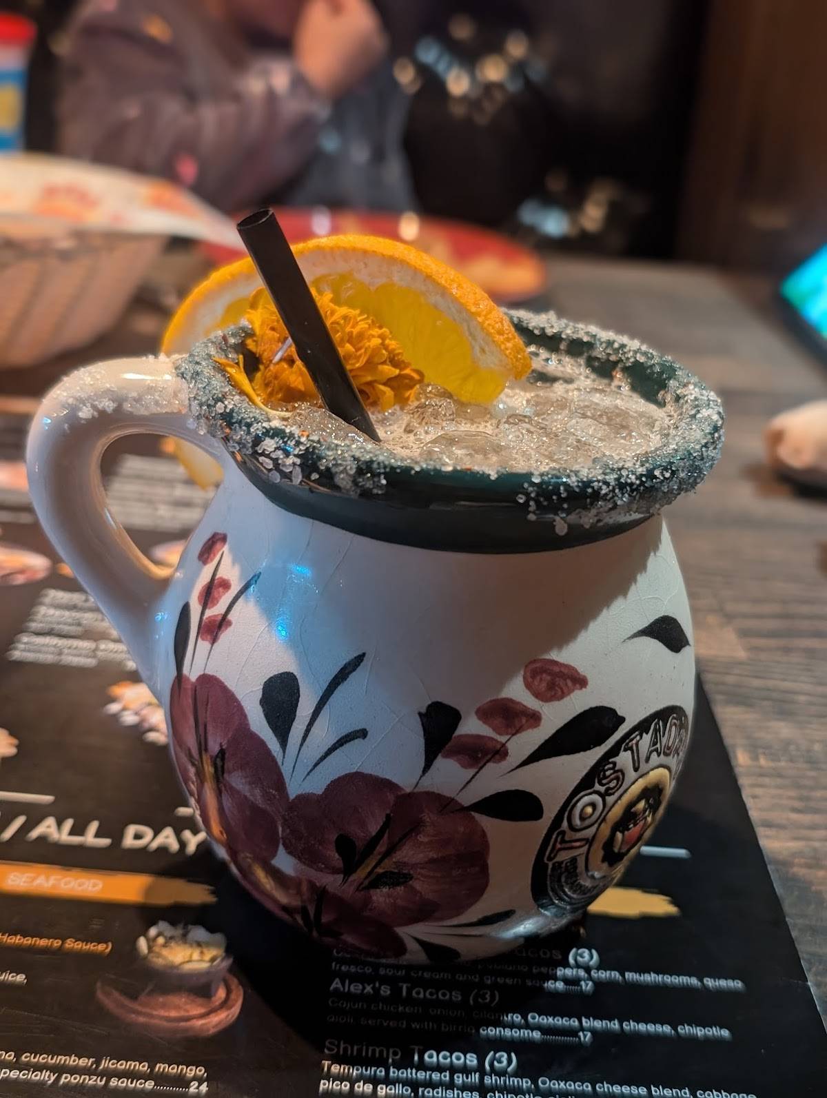 Menu at Tostadas restaurant, Campbell
