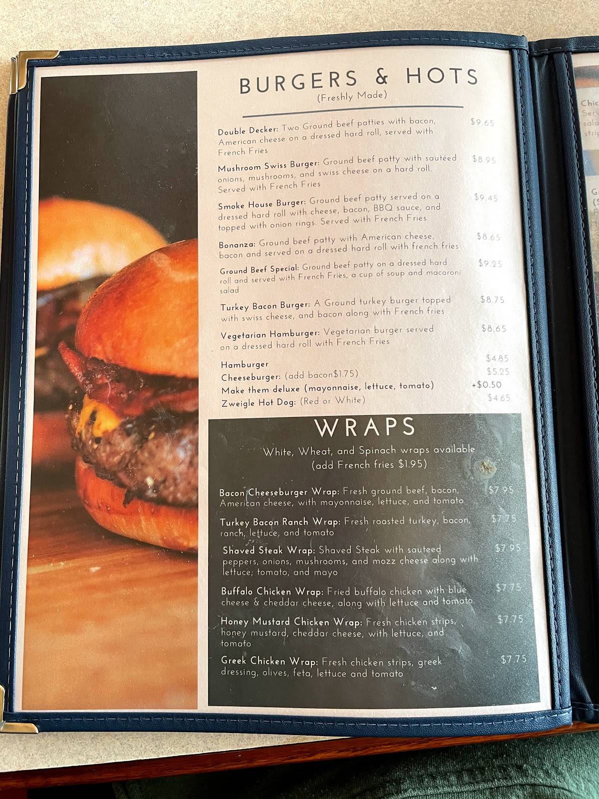 Menu at Town & Country Restaurant, Batavia
