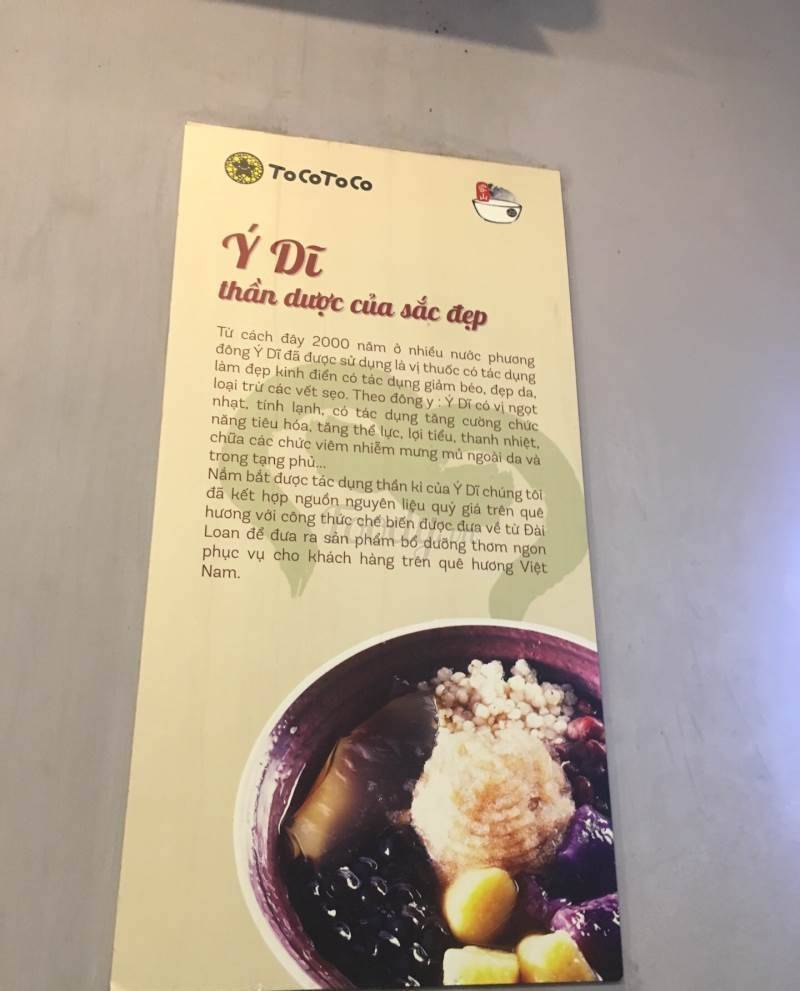Menu at Trà Sữa ToCoToCo Sư Vạn Hạnh cafe, Ho Chi Minh City, 770B Đ. Sư ...
