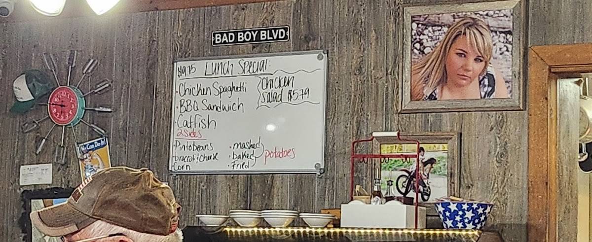 Menu at Triangle Cafe, Batesville