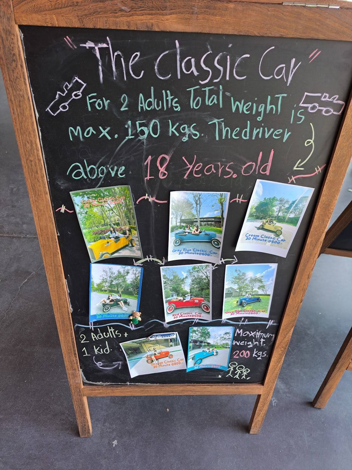 Menu at Trot Cafe Khaoyai, Pak Chong
