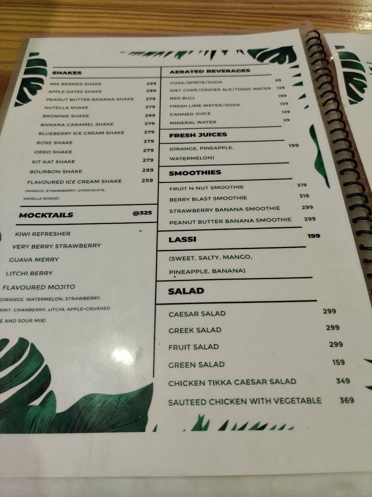 Menu at Sun N Moon Cafe & Restaurant, Udaipur