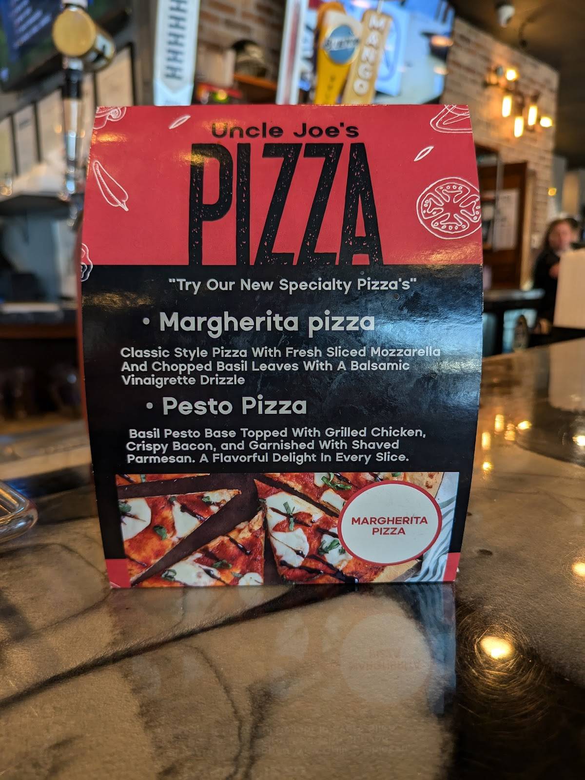 Menu at Uncle Joe's Pizza & Wings pizzeria, Diamondhead