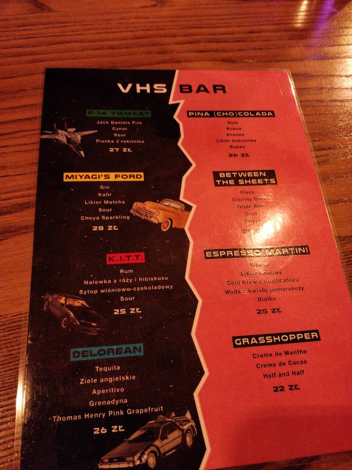 Carta de VHS Bar, Varsovia