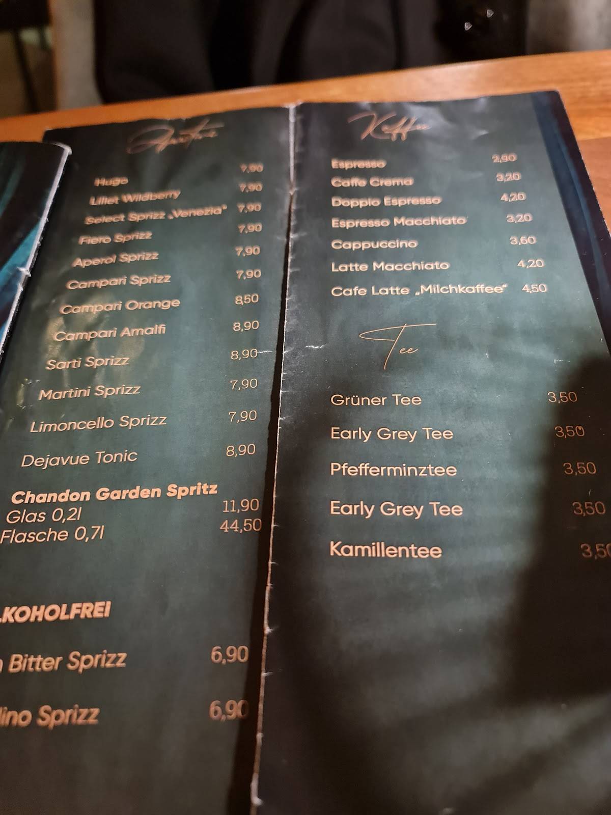 Speisekarte von VOI - Bar e Cuisine, Hannover