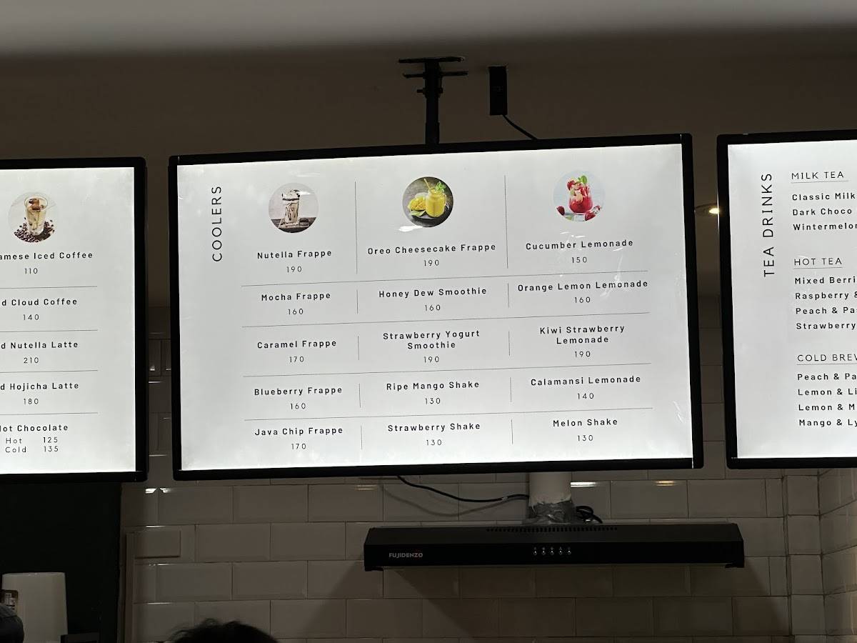 Menu at Victoria Bakery Mabini, Baguio, Lower Mabini St