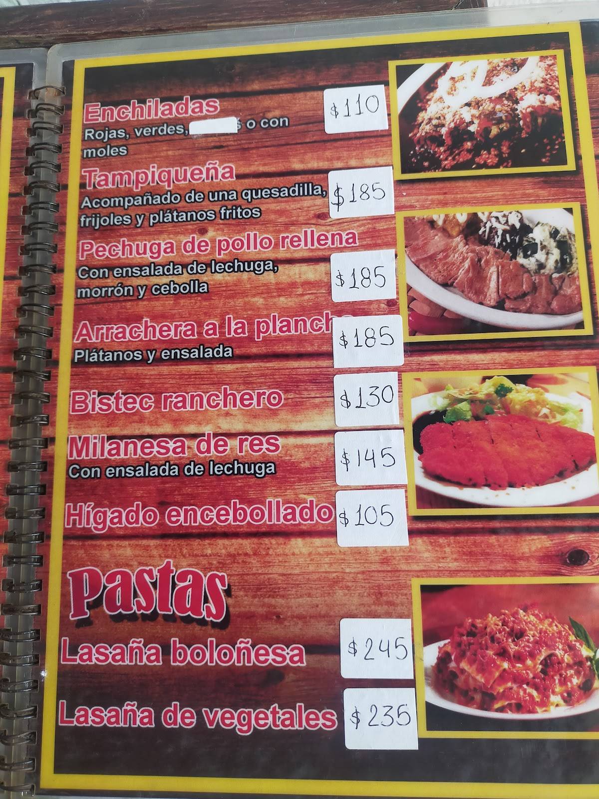 Carta de Café La Antigua, Villahermosa