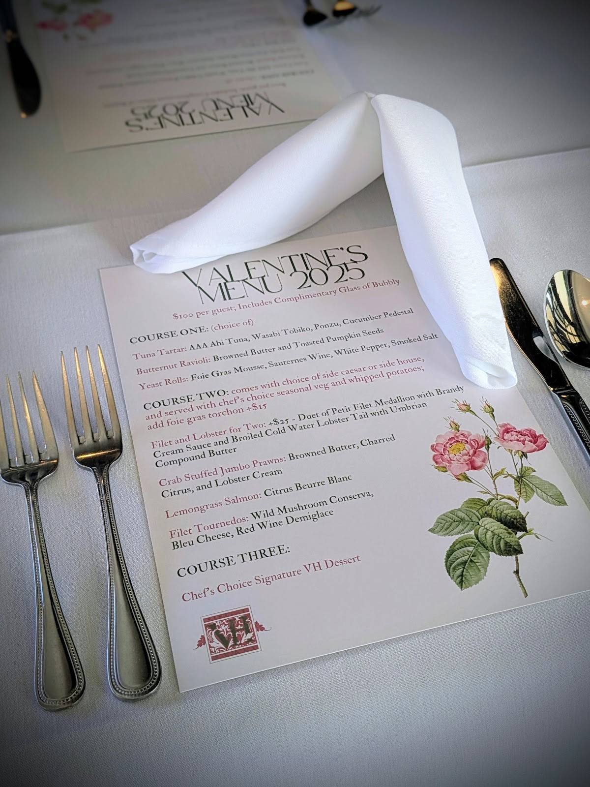 Menu at Vintage House Restaurant, Hickory